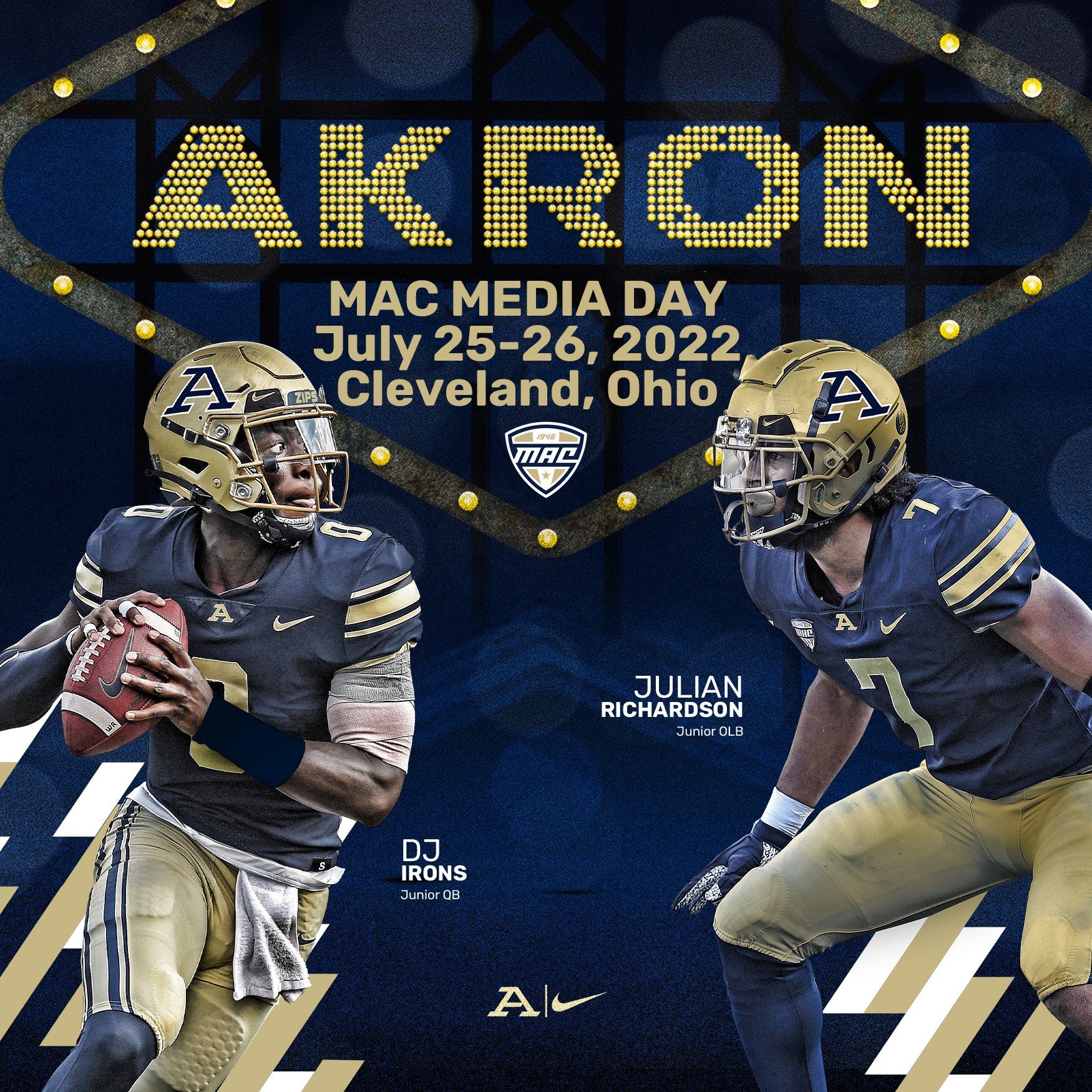 Akron Football Uniforms 2022