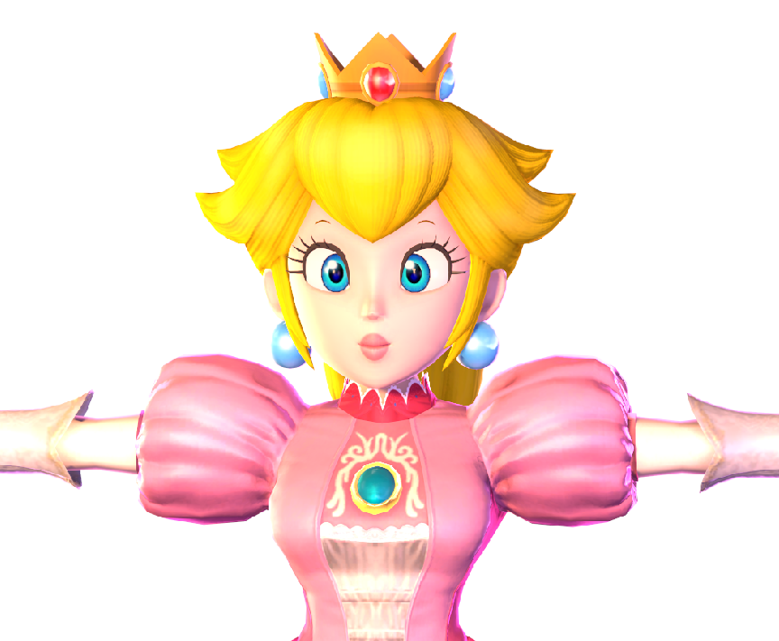 Princess Peach Head