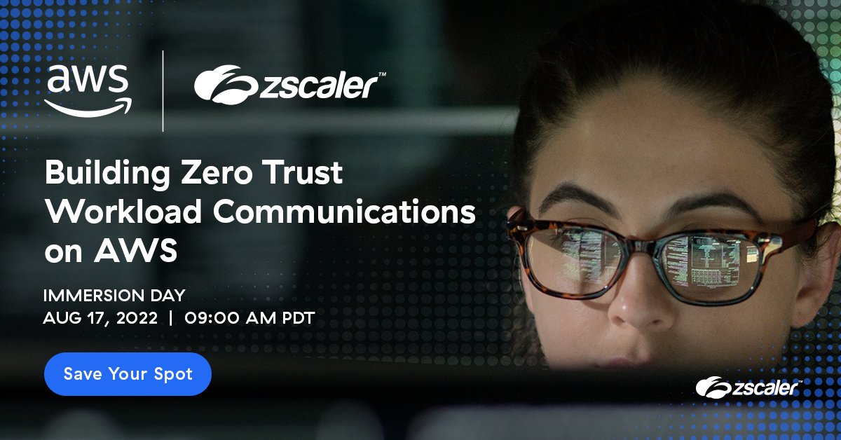 Zscaler on Twitter: "Join AWS and Zscaler on August 17 for "Building ...