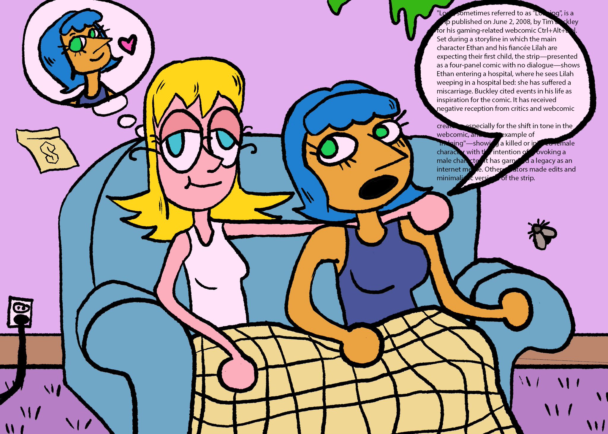 jeff benzos 🐟🧙‍♂️🏳️‍⚧️ on Twitter: "i drew the funny twitter lesbians @keithjohnstack https://t ...