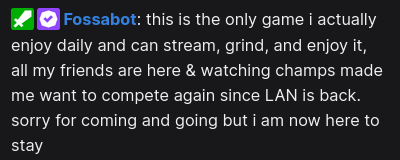 Statement from Retzi's Twitch chat confirming his return to competitive ...