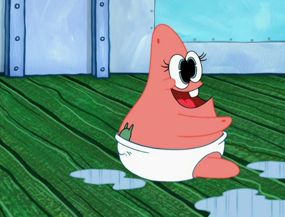 Patrick Star As A Baby