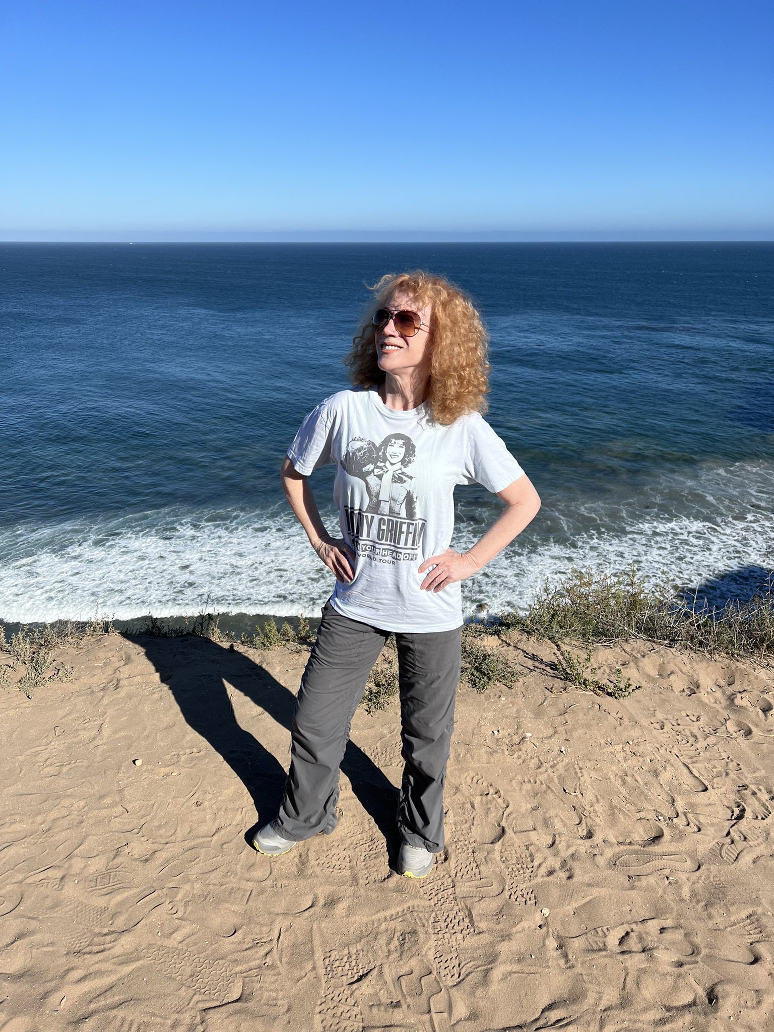 Kathy Griffin Beach Kathy Griffin Gets Candid, Ronan Farrow Comes Out