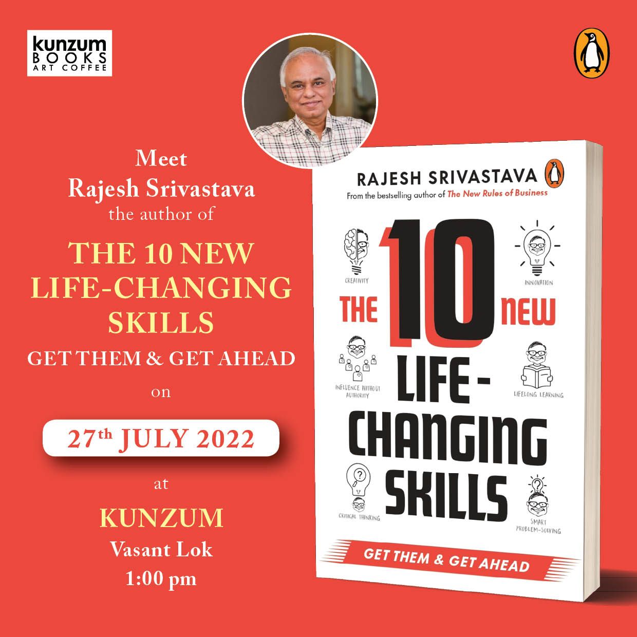 Kunzum on Twitter: "Mr. @RajeshThinks brings out his second book, 'The 10 New Life-Changing ...
