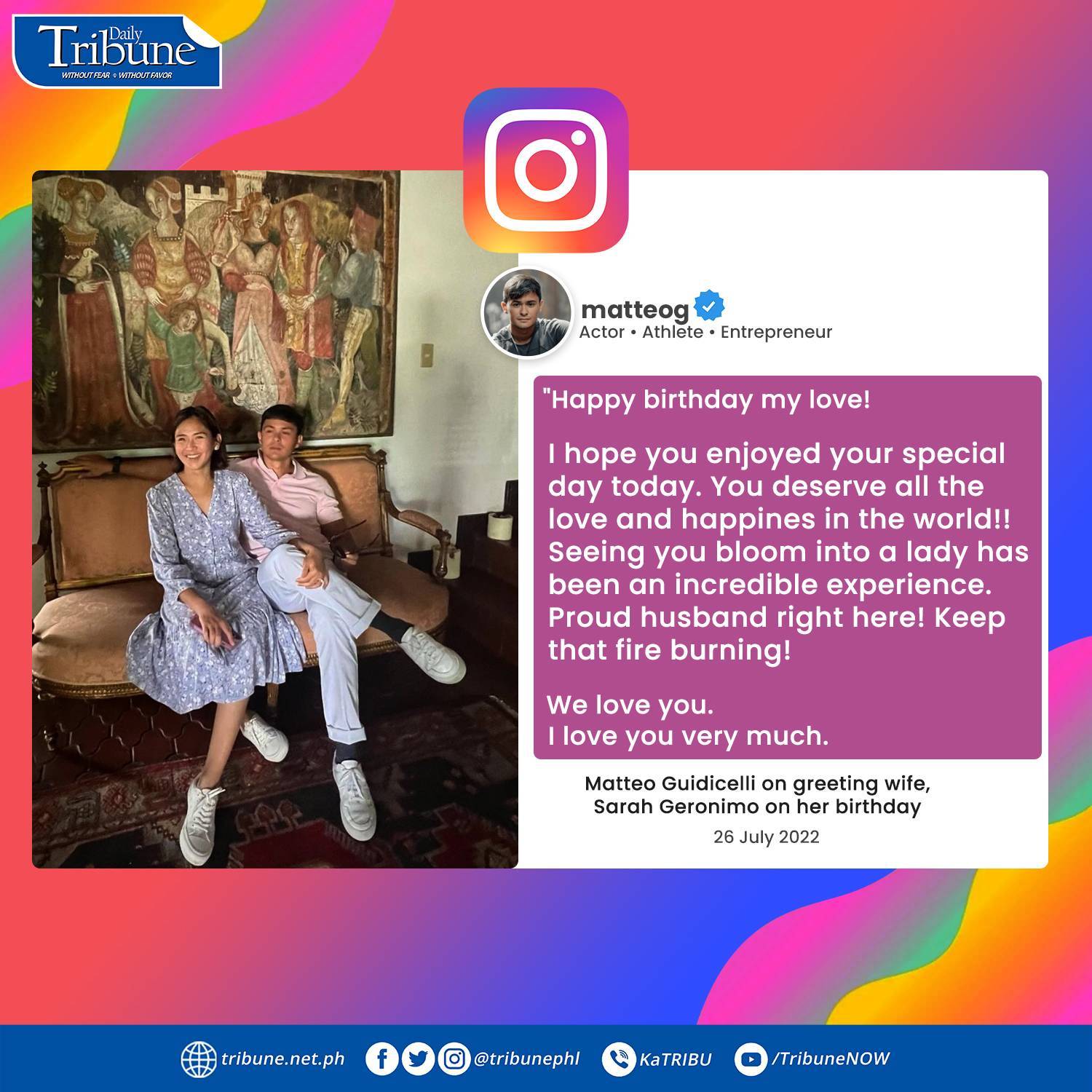 Sarah Geronimo And Matteo Guidicelli 2022