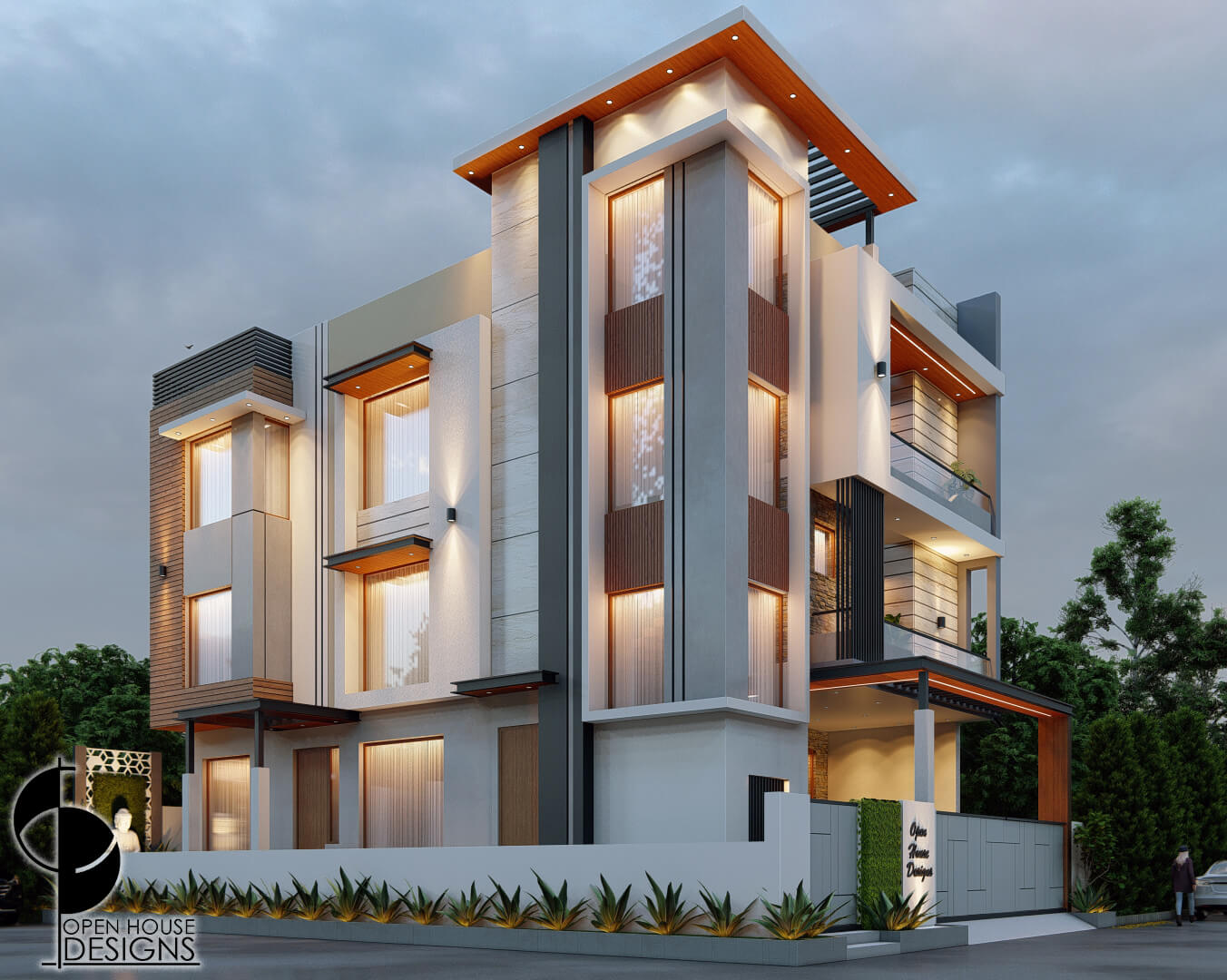 Modern Apartment Building Elevation Drawings Designs