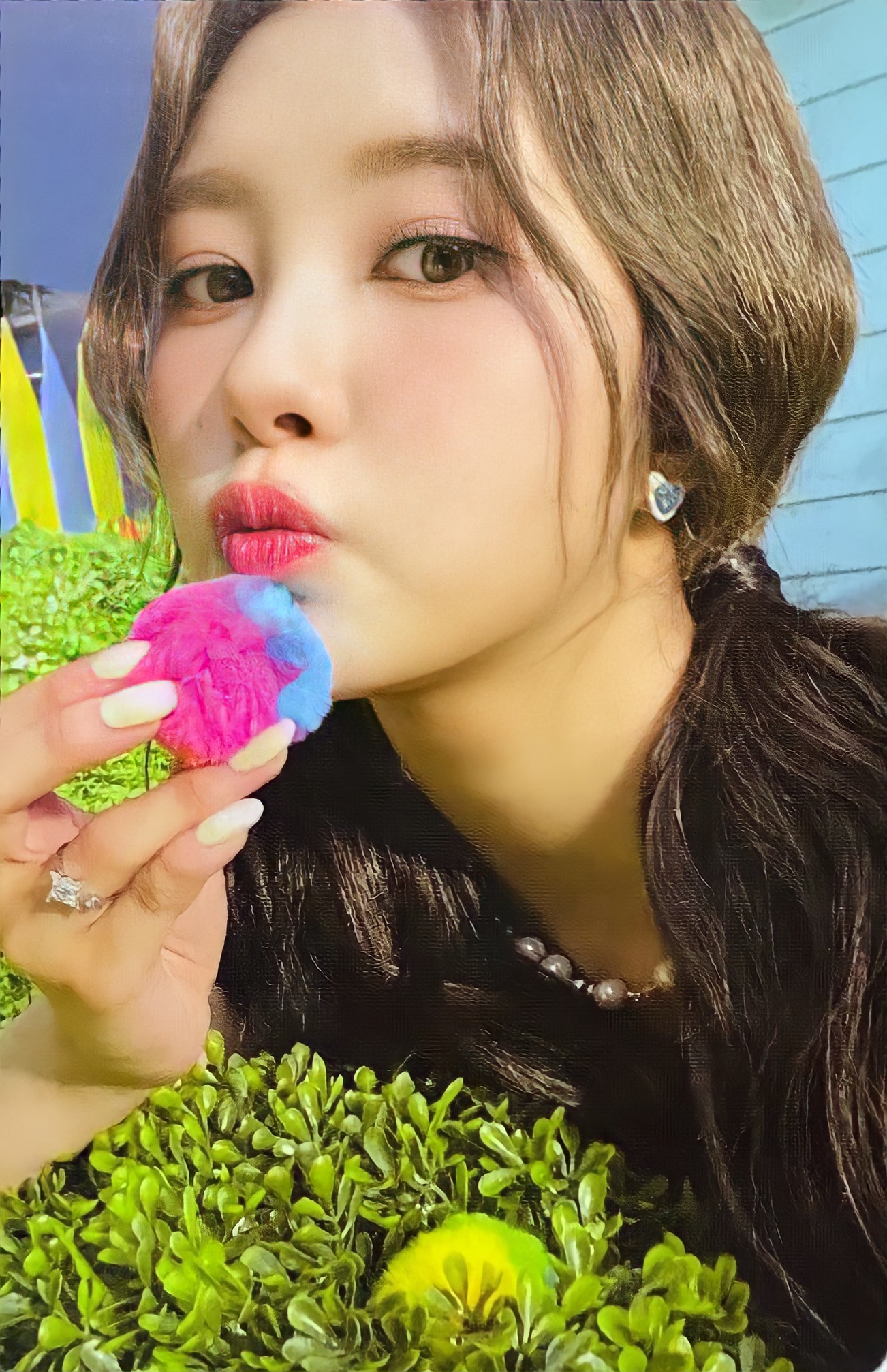 kep1er scan on Twitter: "Kep1er "DOUBLAST" Photocard Scan JEWEL CASE Blue Blast Ver. YUJIN ...