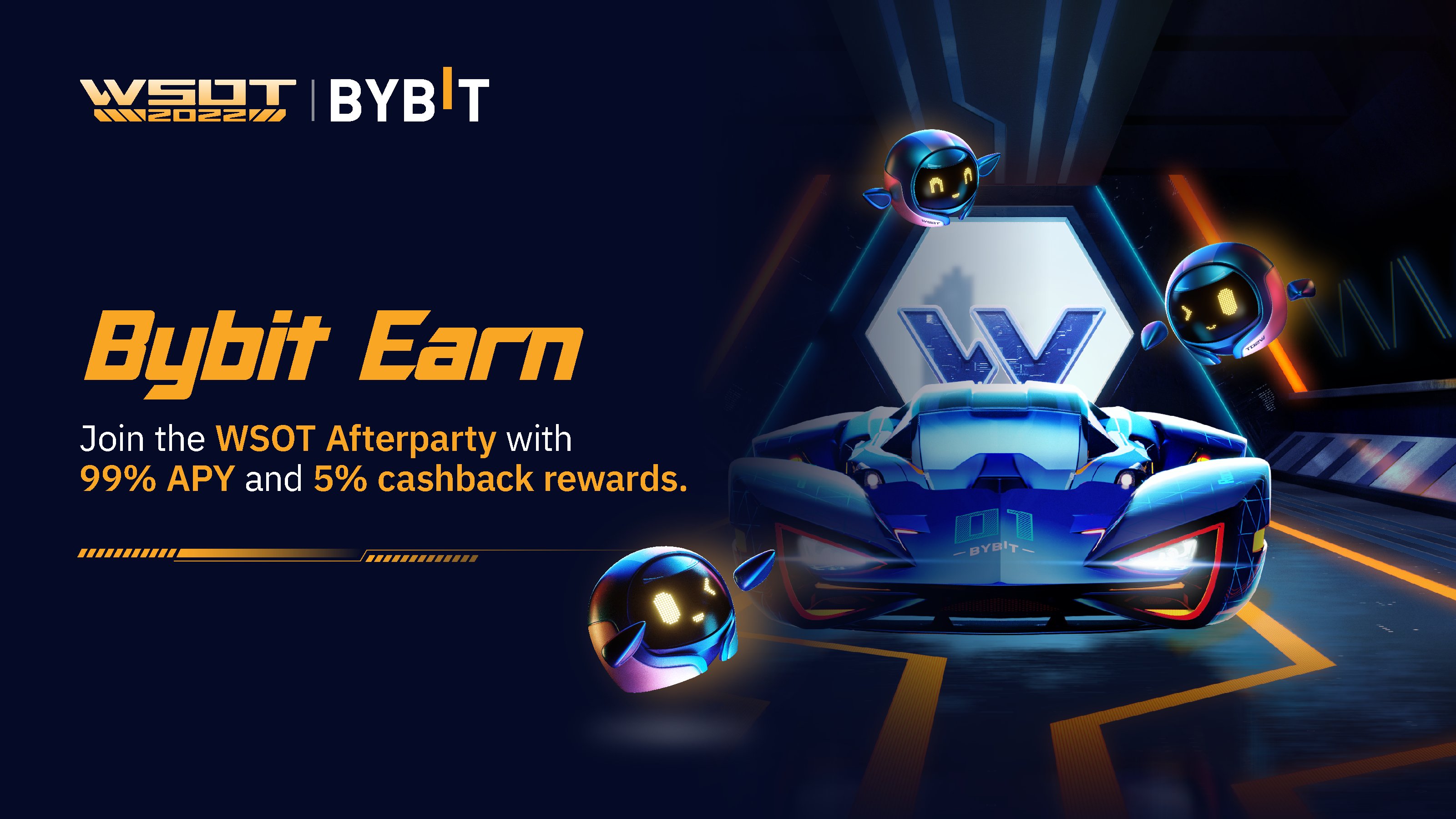 Bybit on Twitter: "🤩 Celebrate with #BybitEarn in our #WSOT2022 Afterparty in 3 ways: 1️⃣ Stake ...
