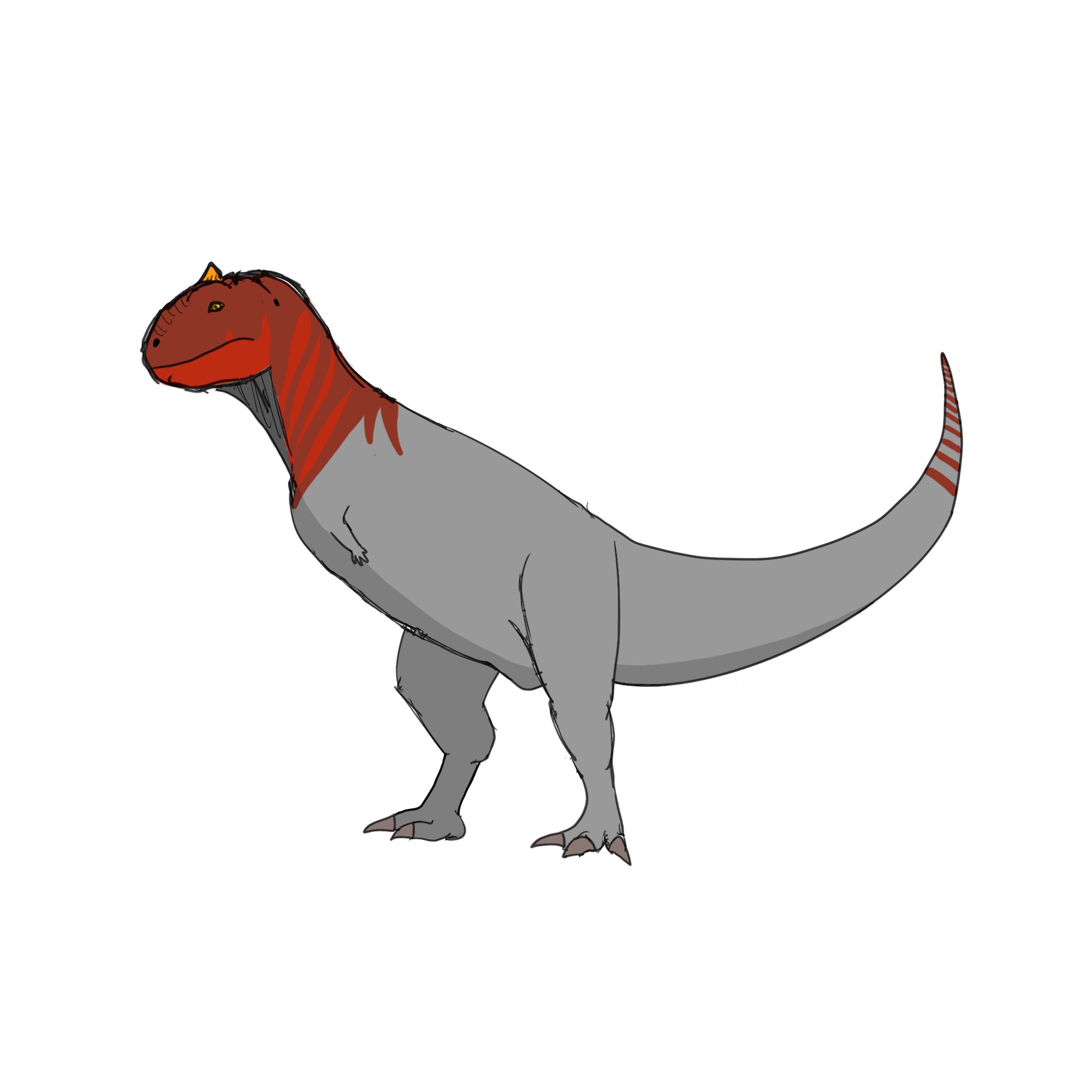 Tangmo Mopet on Twitter: "Quick Rajasaurus sketch https://t.co ...