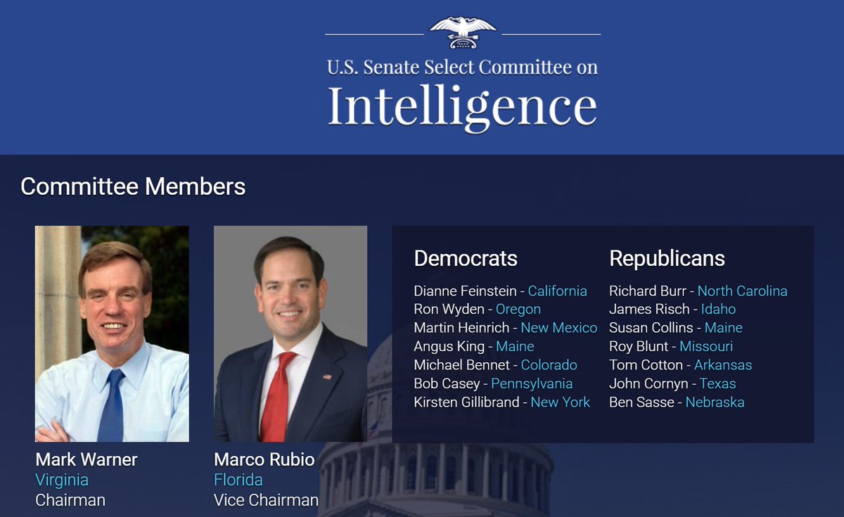 1/11) JUST RELEASED: The Senate Select Committee on Intelligence (SSCI ...