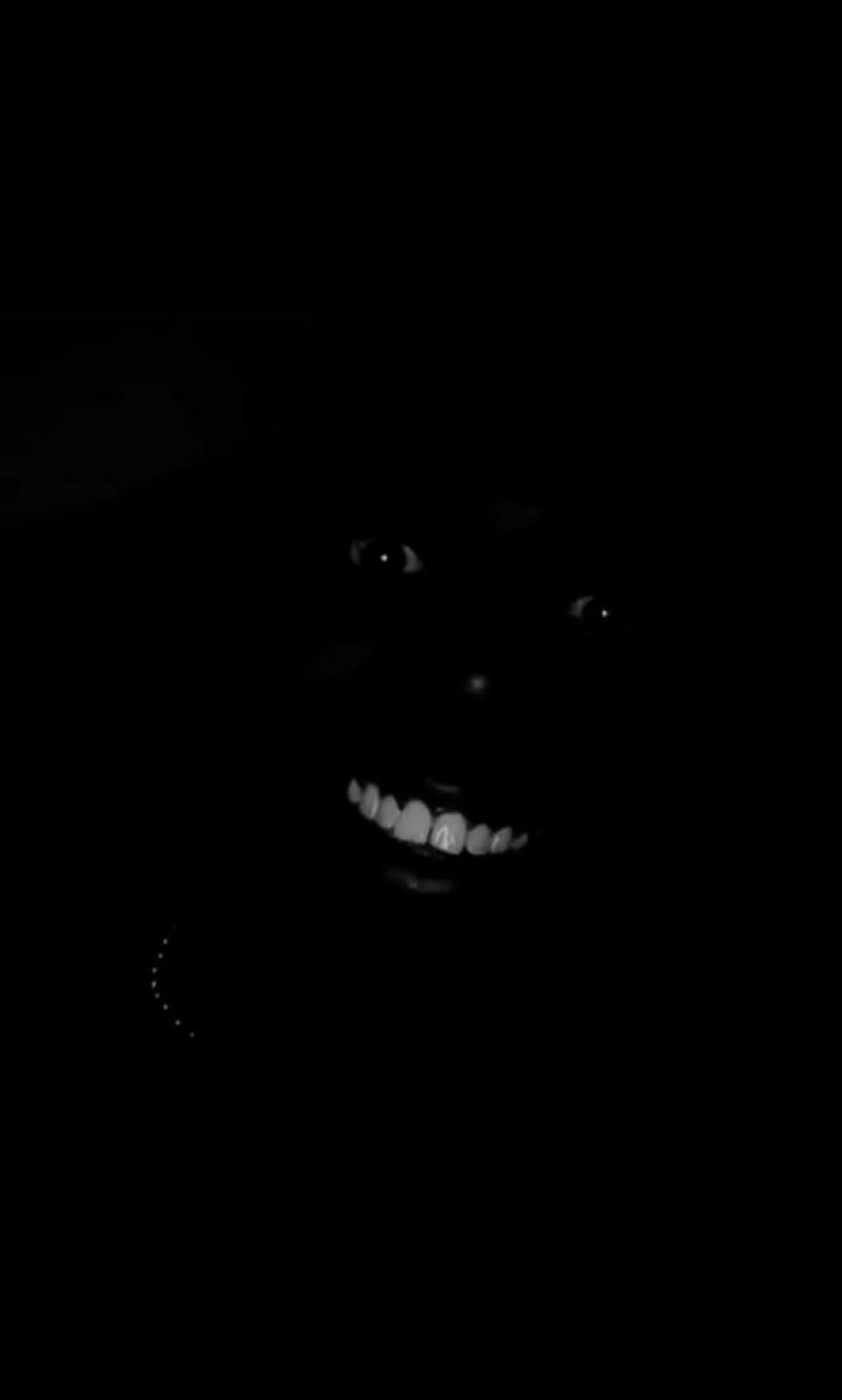 Black Man Smiling In The Dark Meme