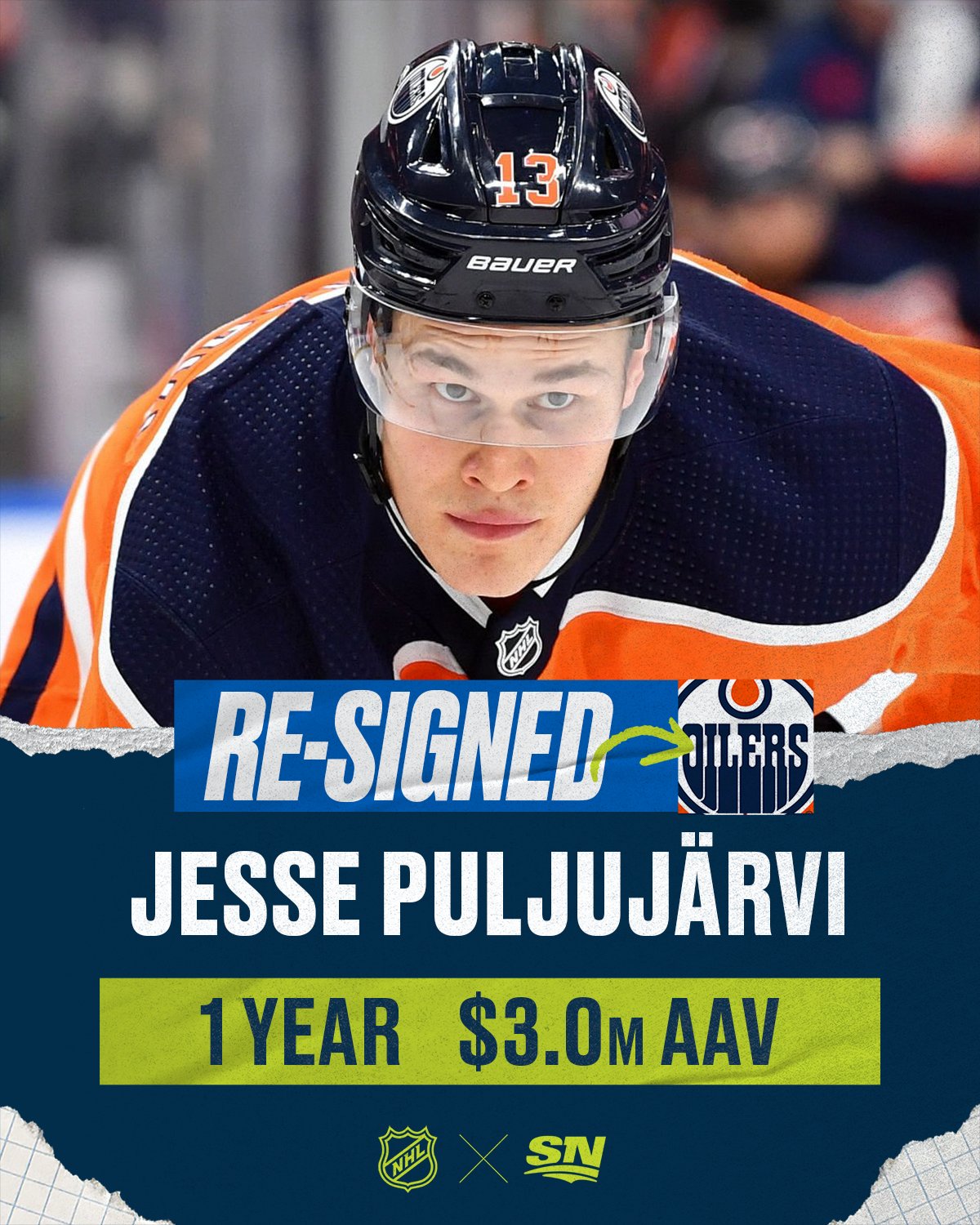 Sportsnet on Twitter: "Jesse Puljujarvi and the @EdmontonOilers avoid arbitration and agree to a ...