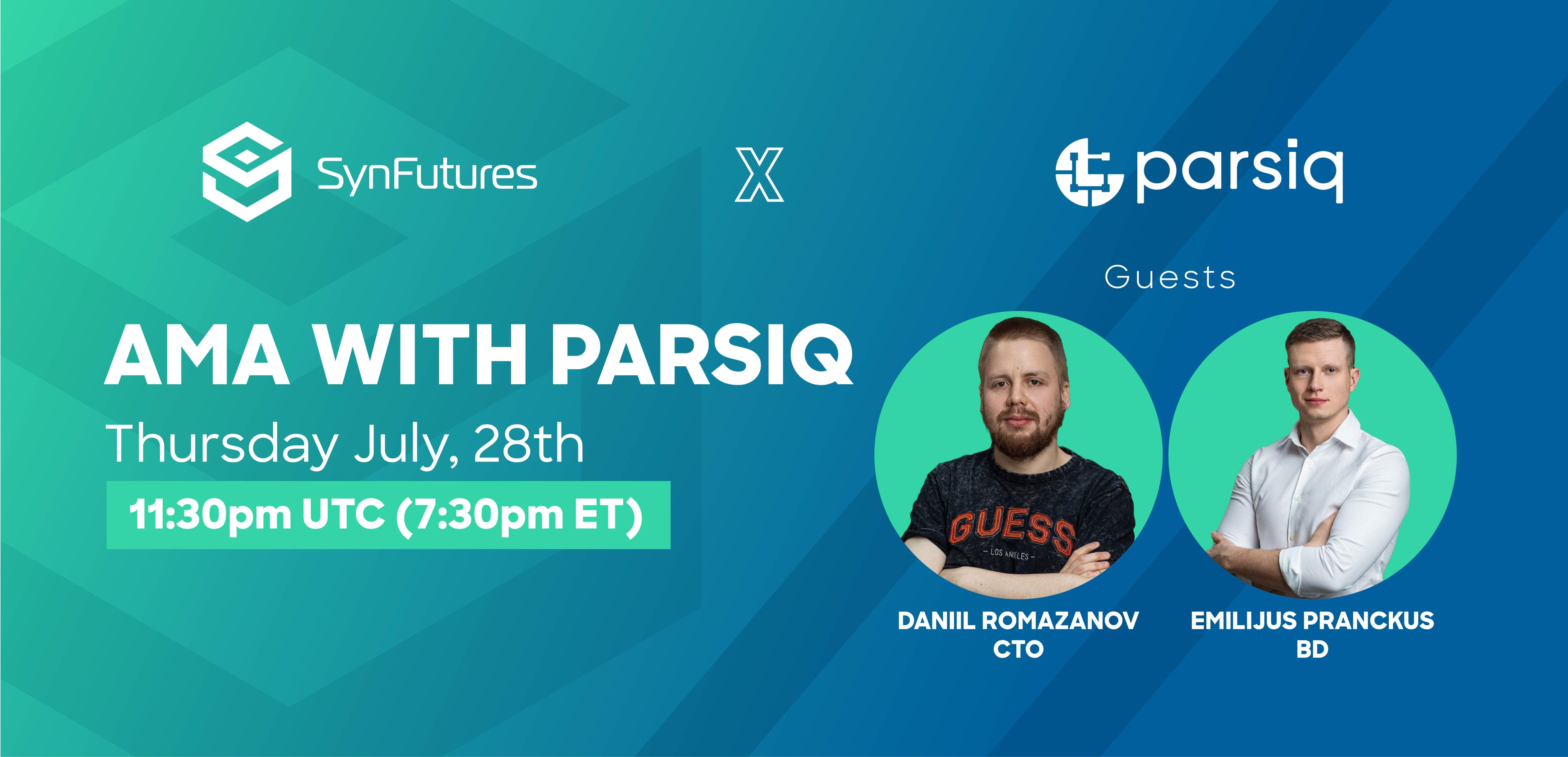 PARSIQ | go-to backend for #web3 applications 🌊 (@parsiq_net) / Twitter