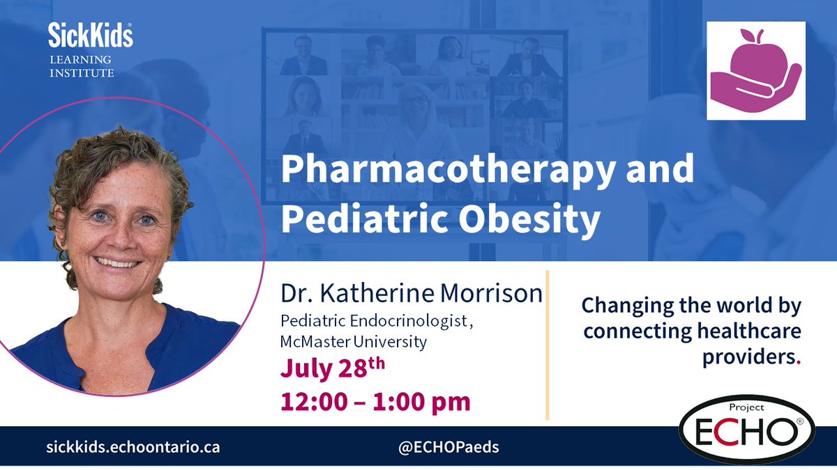 Paediatric Project ECHO on Twitter: "#HCPs join Dr. Katherine Morrison (@KatherineMorri6 ...