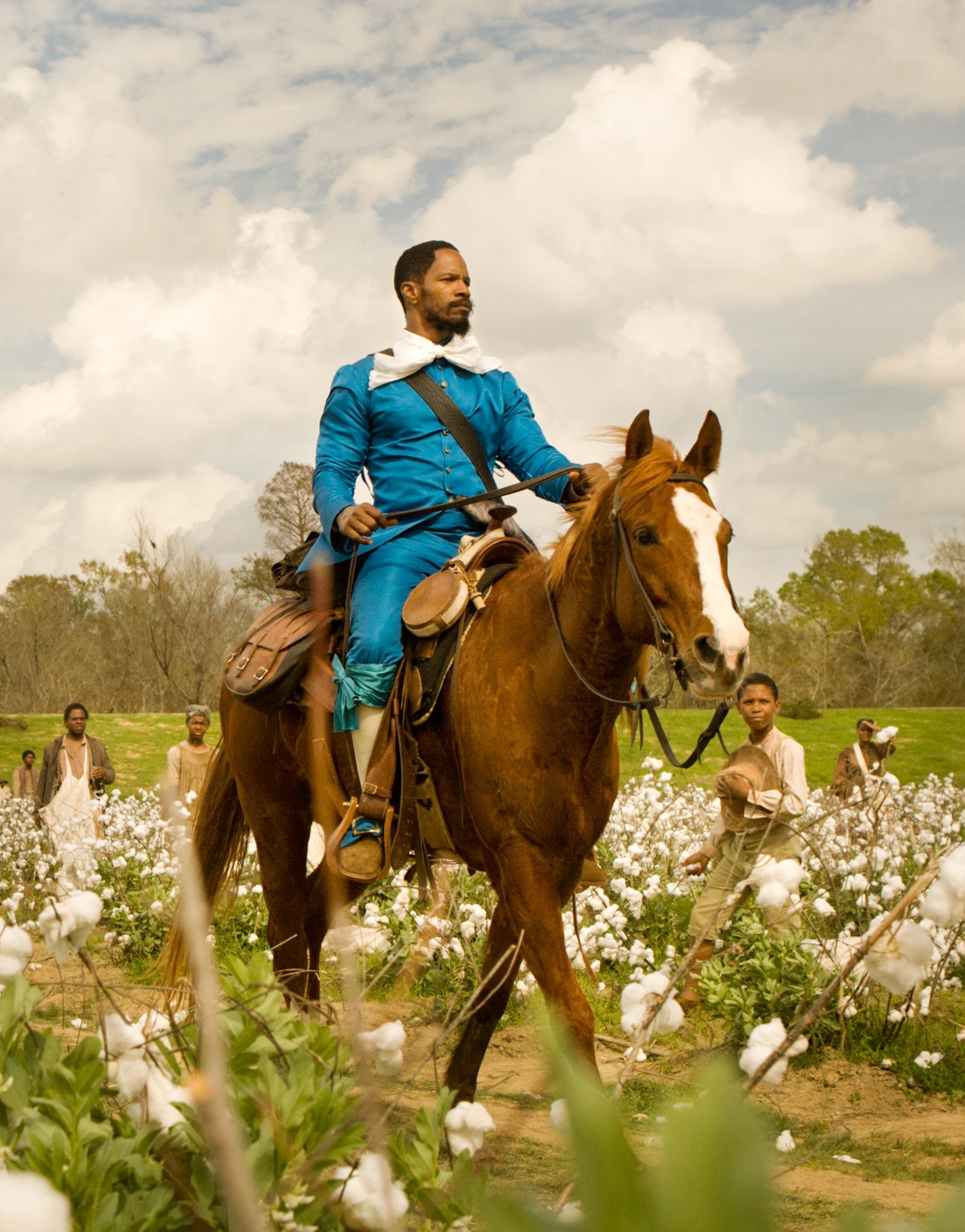 Jamie Foxx Django Blue Suit