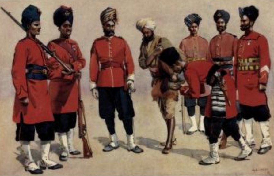 A thread on some of the oldest regiments of the British Indian Army ...