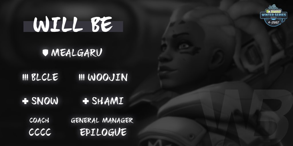 WILL BE roster reveal for OCE contenders : r/Competitiveoverwatch