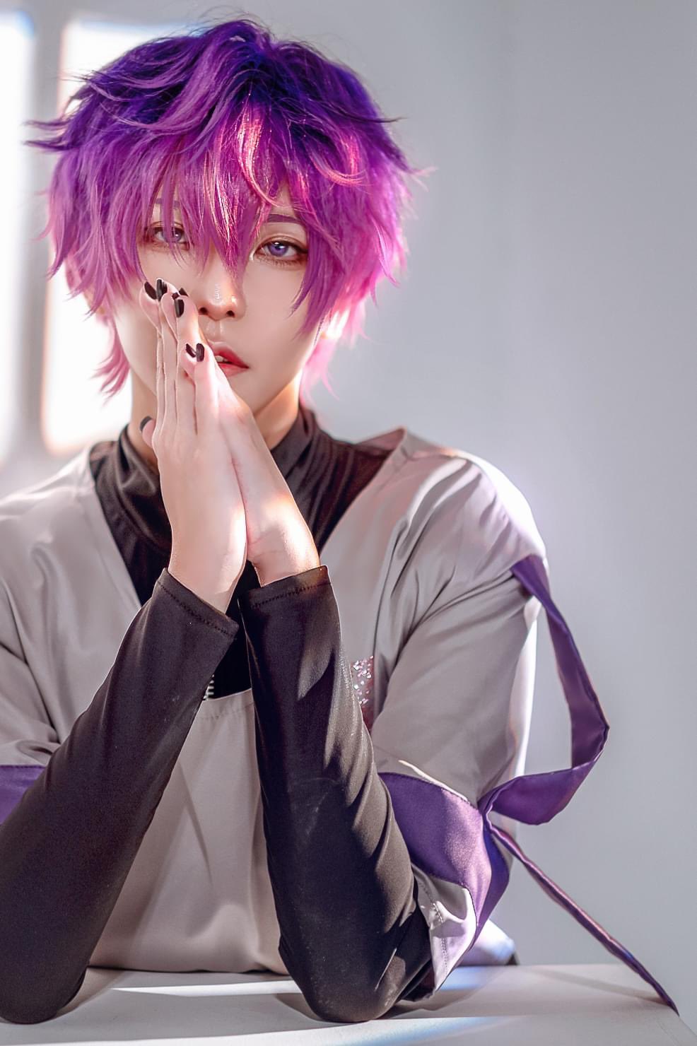 Mikkikairi on Twitter: "Uki Violeta 🔮cosplay by me I waiting for some prop to arrive so I can ...