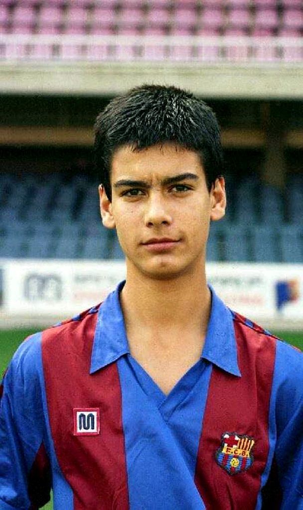 Pep Guardiola Young