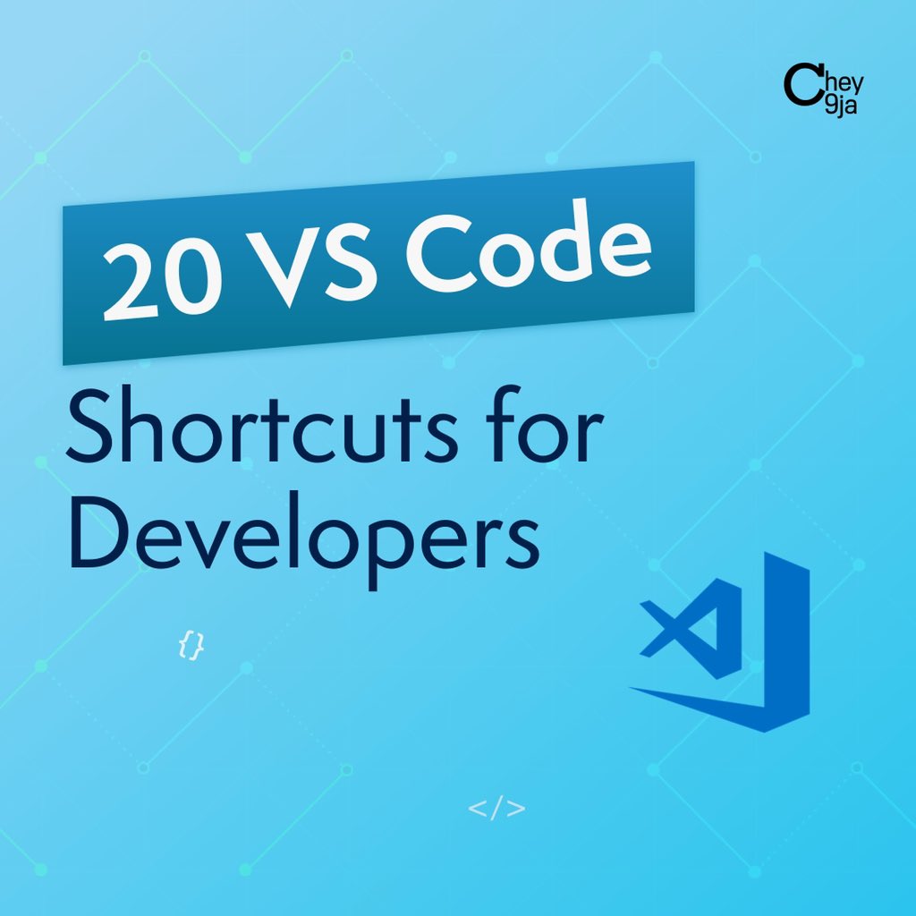 20 VS Code Shortcuts for Developers. A Thread 🧵 - Thread from Chiedu ...