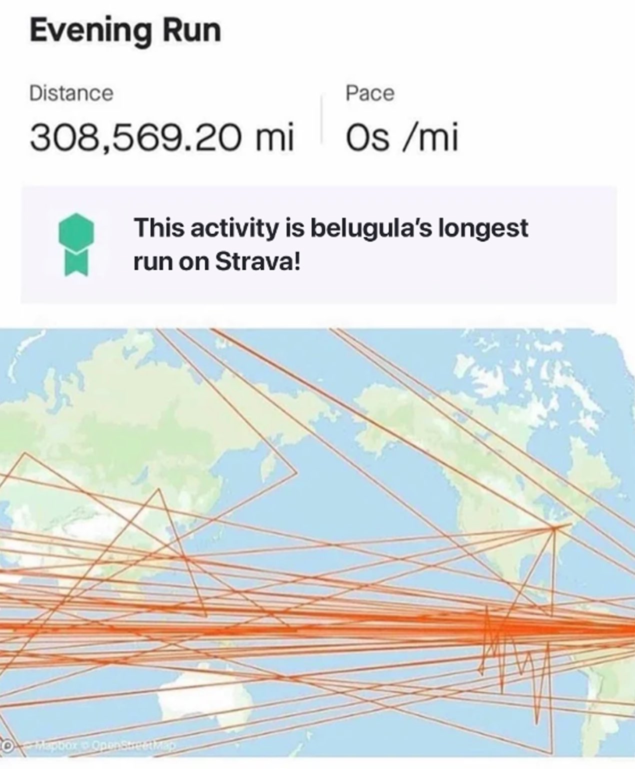 Beluga on Twitter: "Evening run complete https://t.co/5sdp4Sn2j6" / Twitter