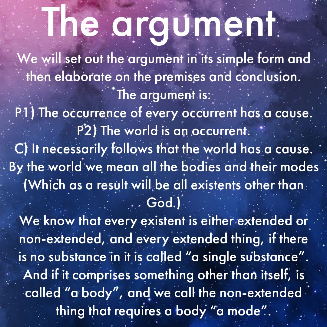 Thread 🧵 : Al-Ghazālī’s Kalām Cosmological Argument for God 1/7 ...