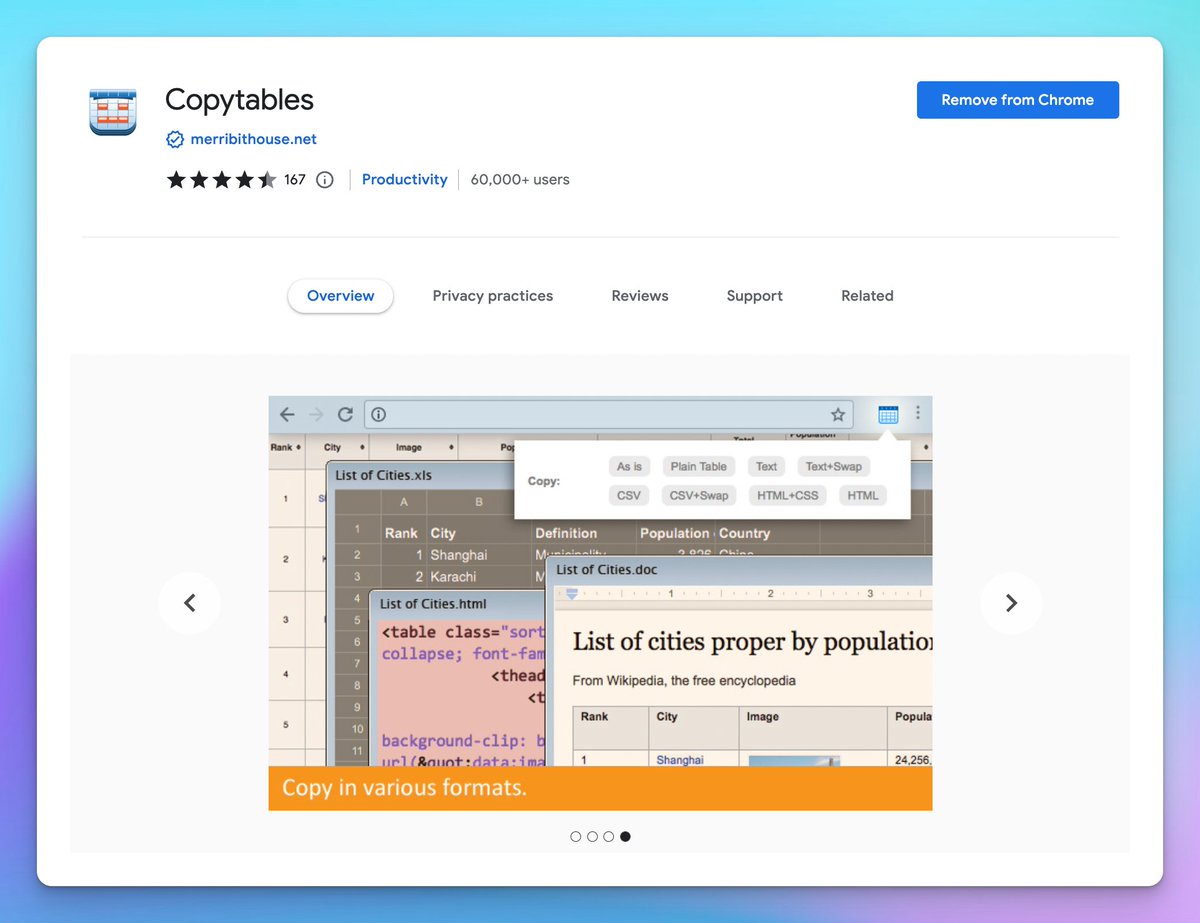 5 automated ways to download tables from URLs 👇🧵 - Thread from Charly ...