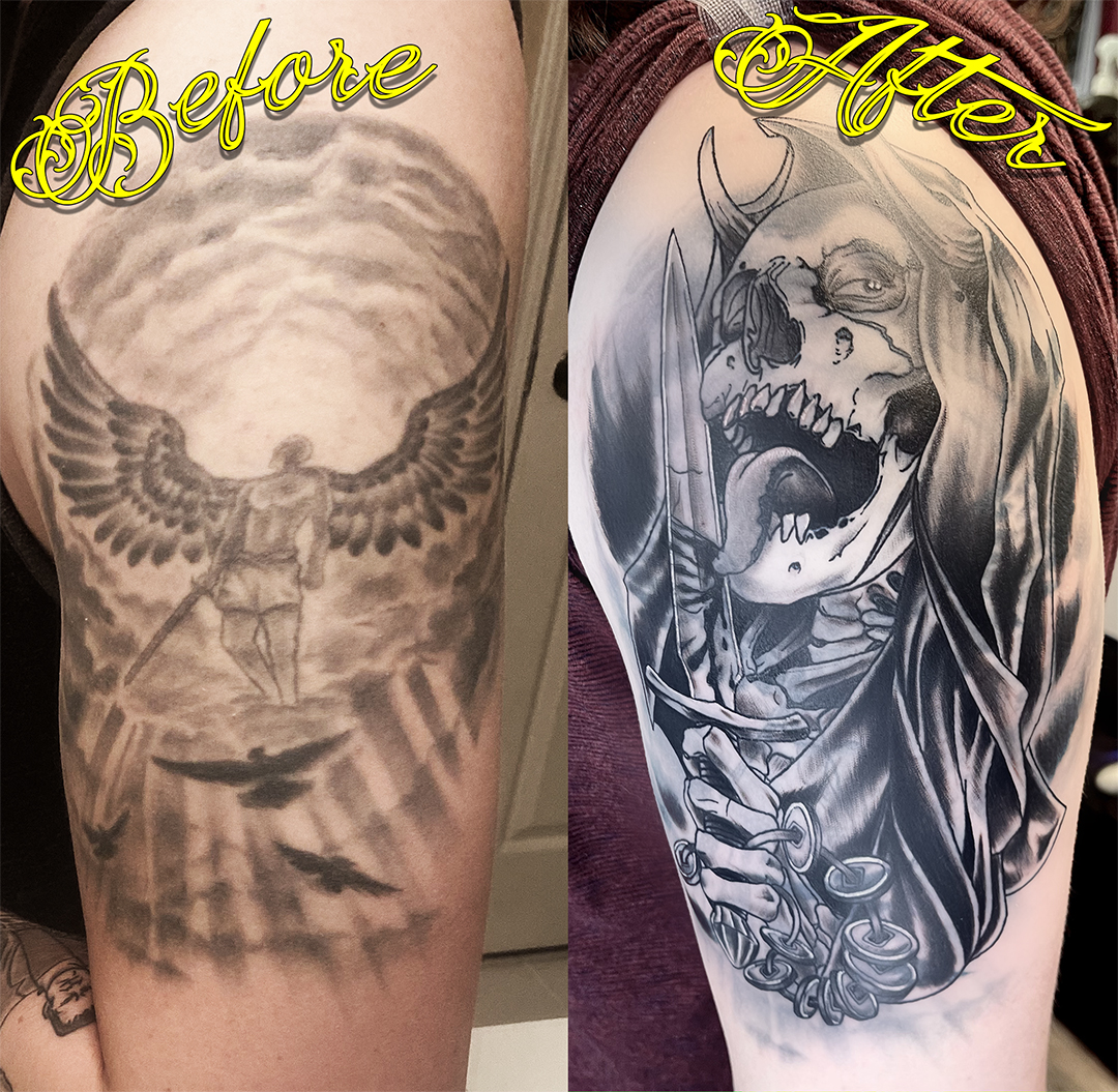 Heaven And Hell Tattoos