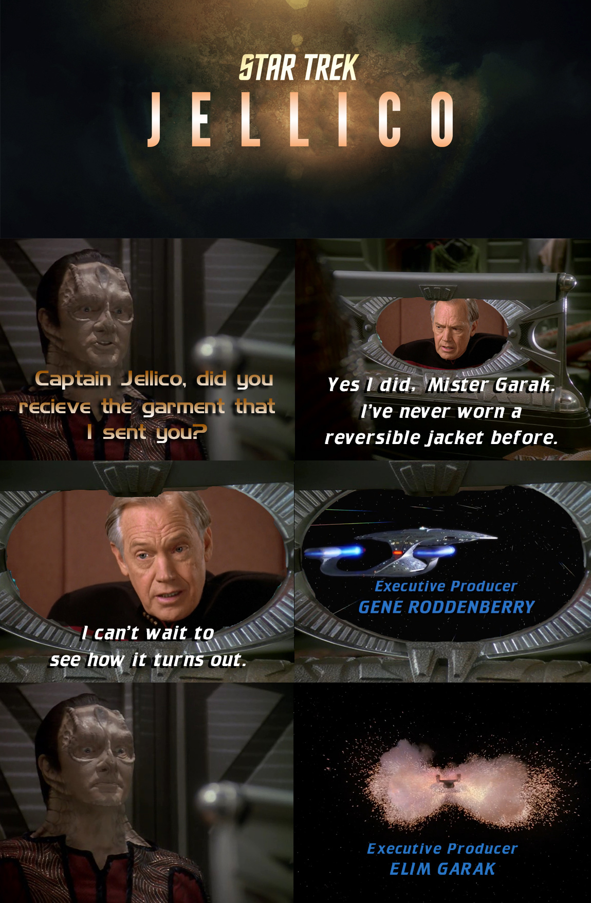 Captain Edward Jellico on Twitter: "Good ol' Garak. #StarTrek #JellicoTrek https://t.co ...