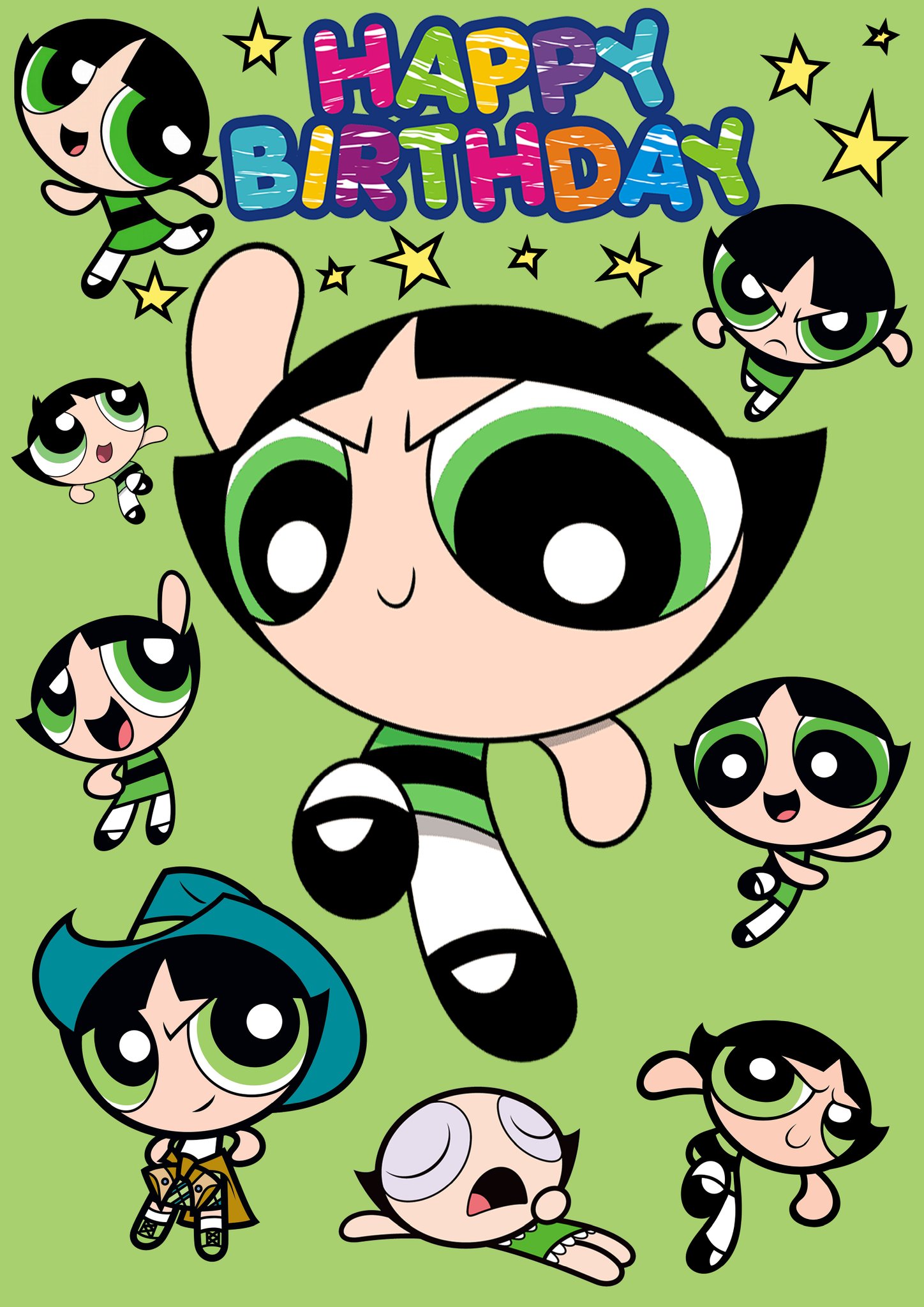Powerpuff Girls Happy