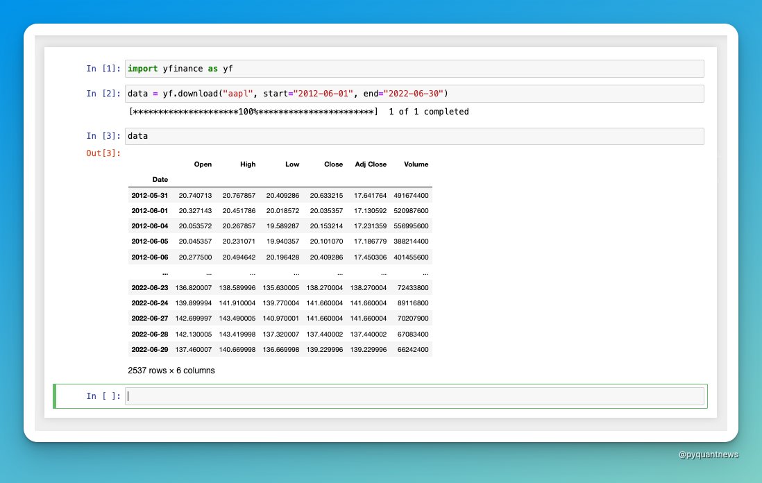 PyQuant News 🐍 on Twitter: "The most-used analytics software of the last 37 years: Excel But ...