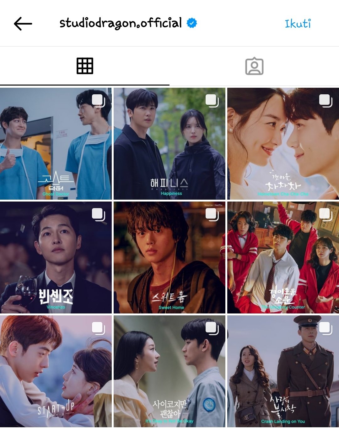 K-Drama Menfess on Twitter: "•kdm• studio dragon bikin ig, apa drama fav kalian produksi studio ...