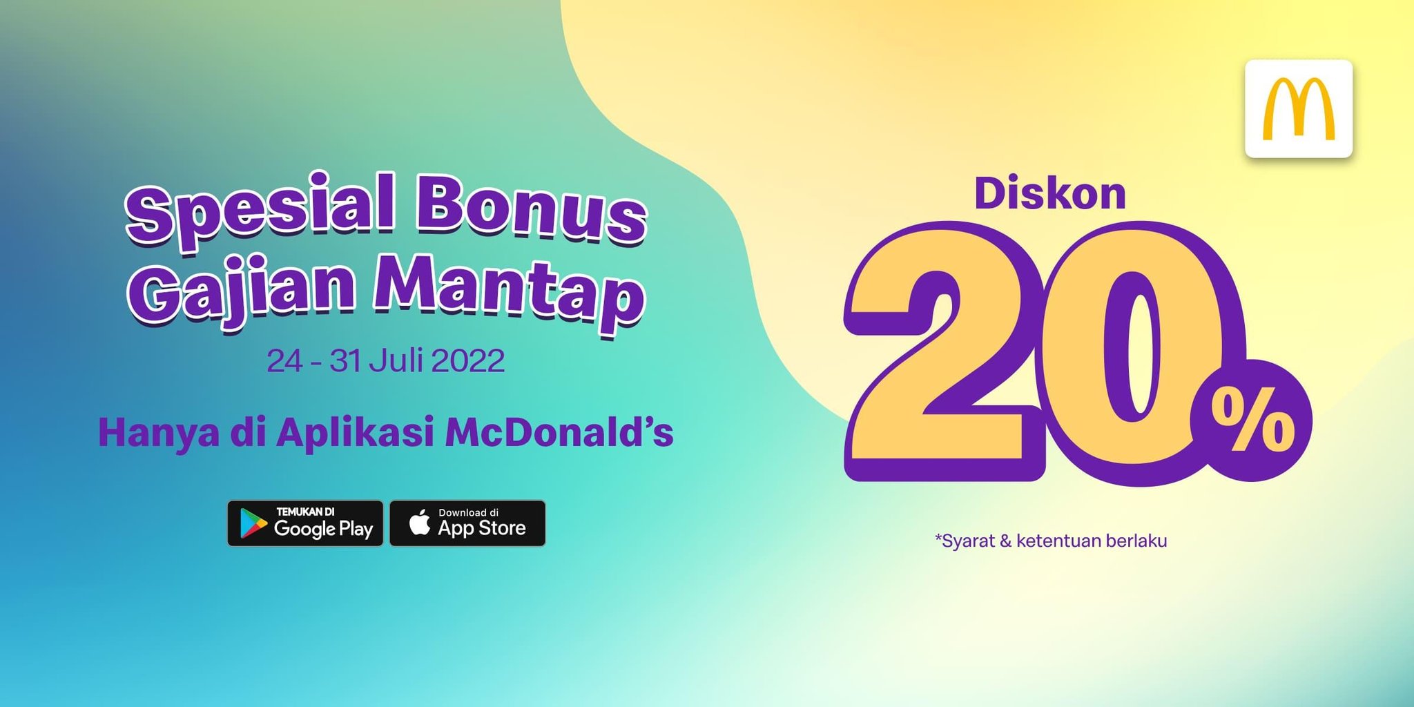 Racun Belanja | Info Diskon, Promo, Cashback on Twitter: "Kombo Promo McDonald's 🍟 Diskon 20% ...