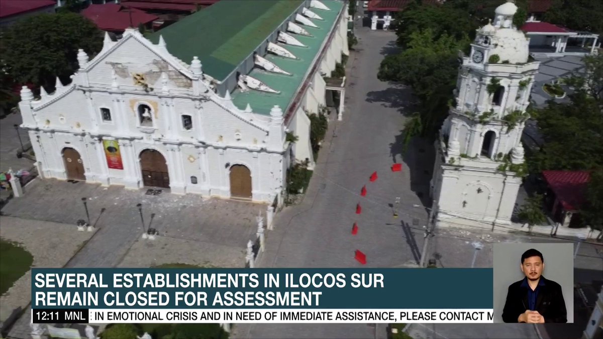 Adrian Ayalin reports recent updates on the damage in Ilocos Sur due to ...