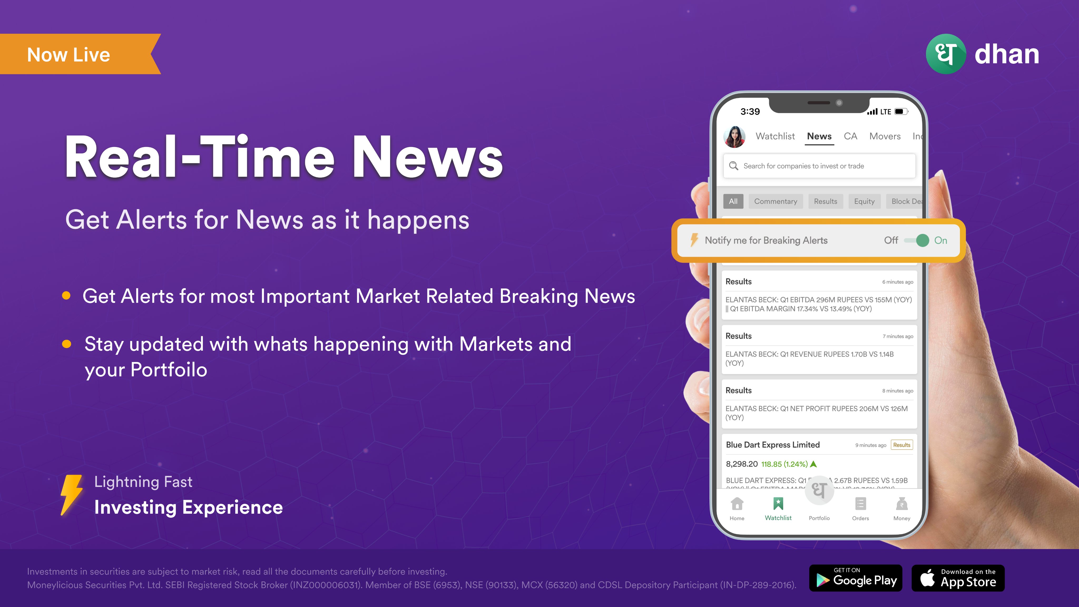 Dhan - Lightning Fast ⚡️ (@DhanHQ) / Twitter