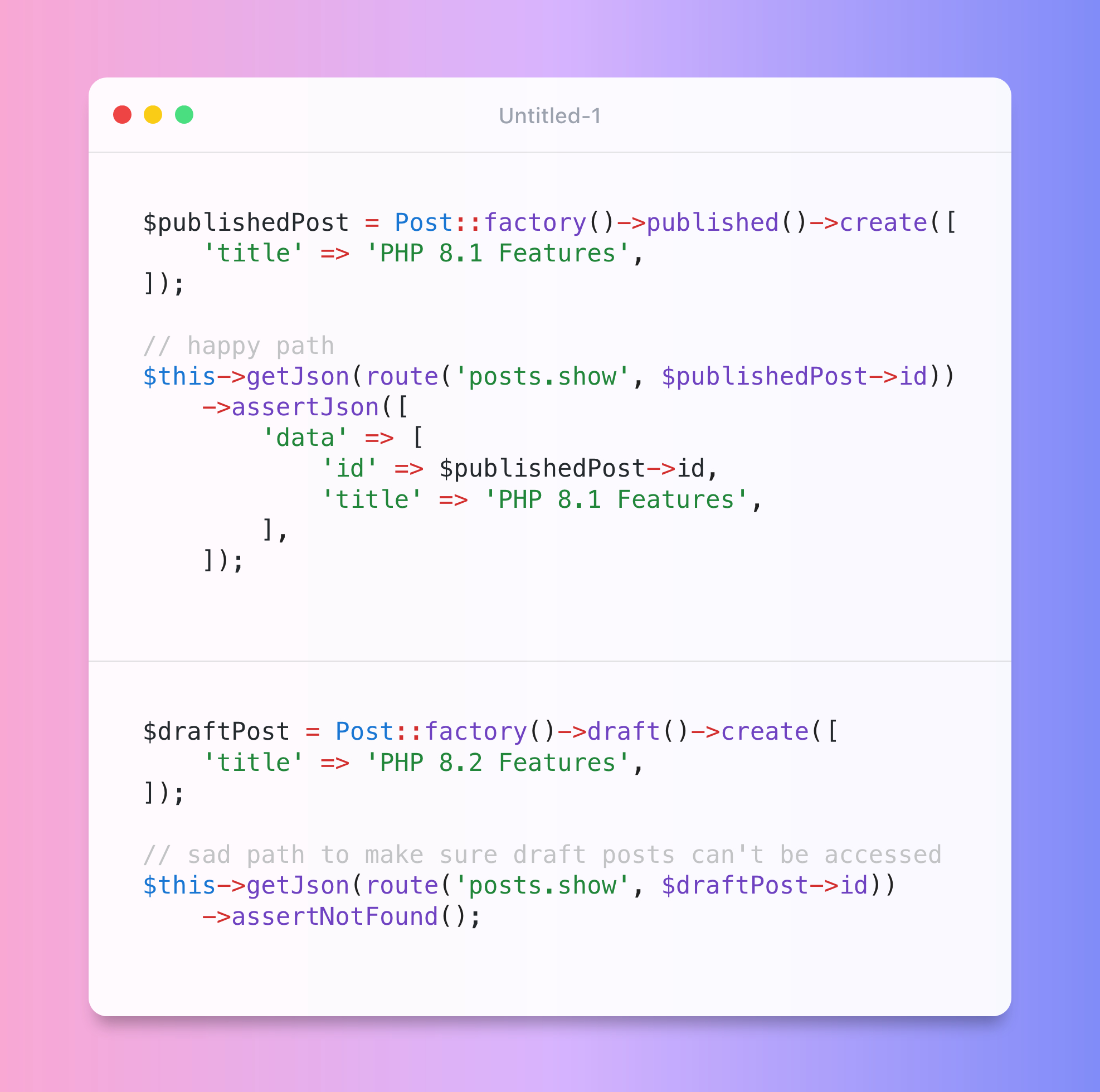 Laravel Updates Tips And Tricks On Twitter 💡🔥tip We Would Write A Test For The “happy Path