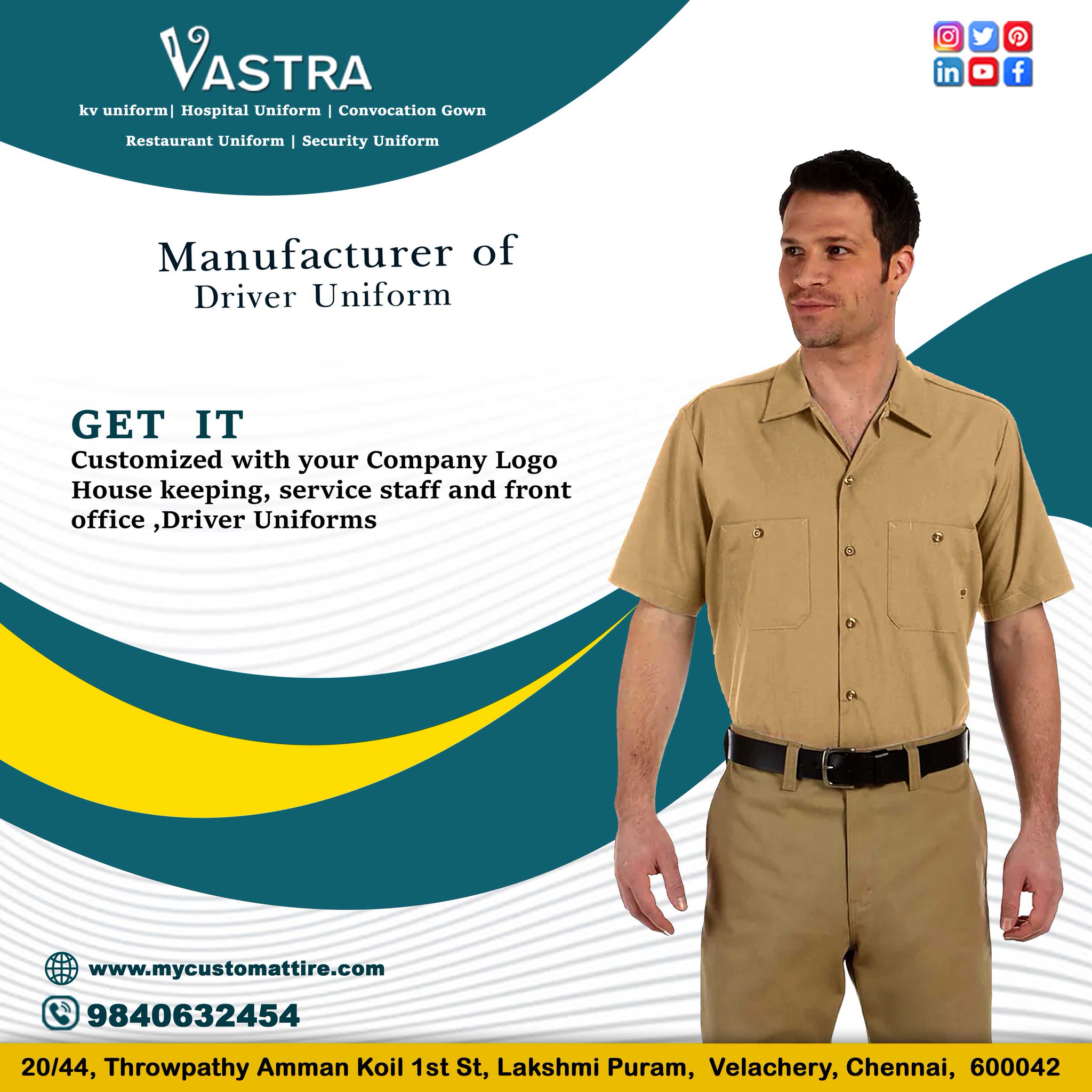 Hotel Driver Uniform