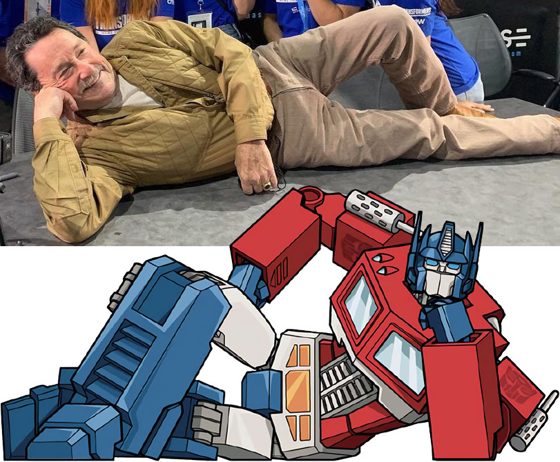 When the voice of Optimus Prime pulls a Ryan Reynolds : r/transformers