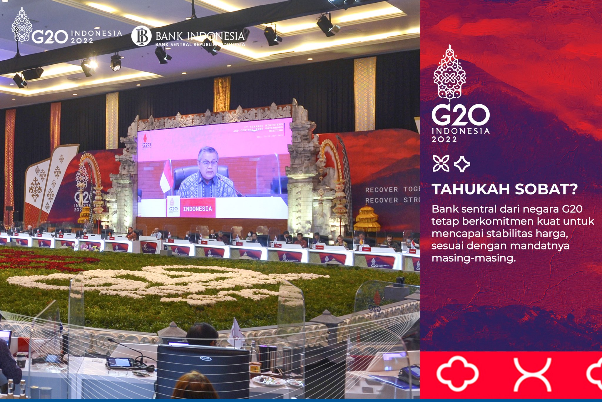 Bank Indonesia on Twitter: "Tahukah #SobatRupiah? Negara anggota G20 saat melangsungkan agenda ...