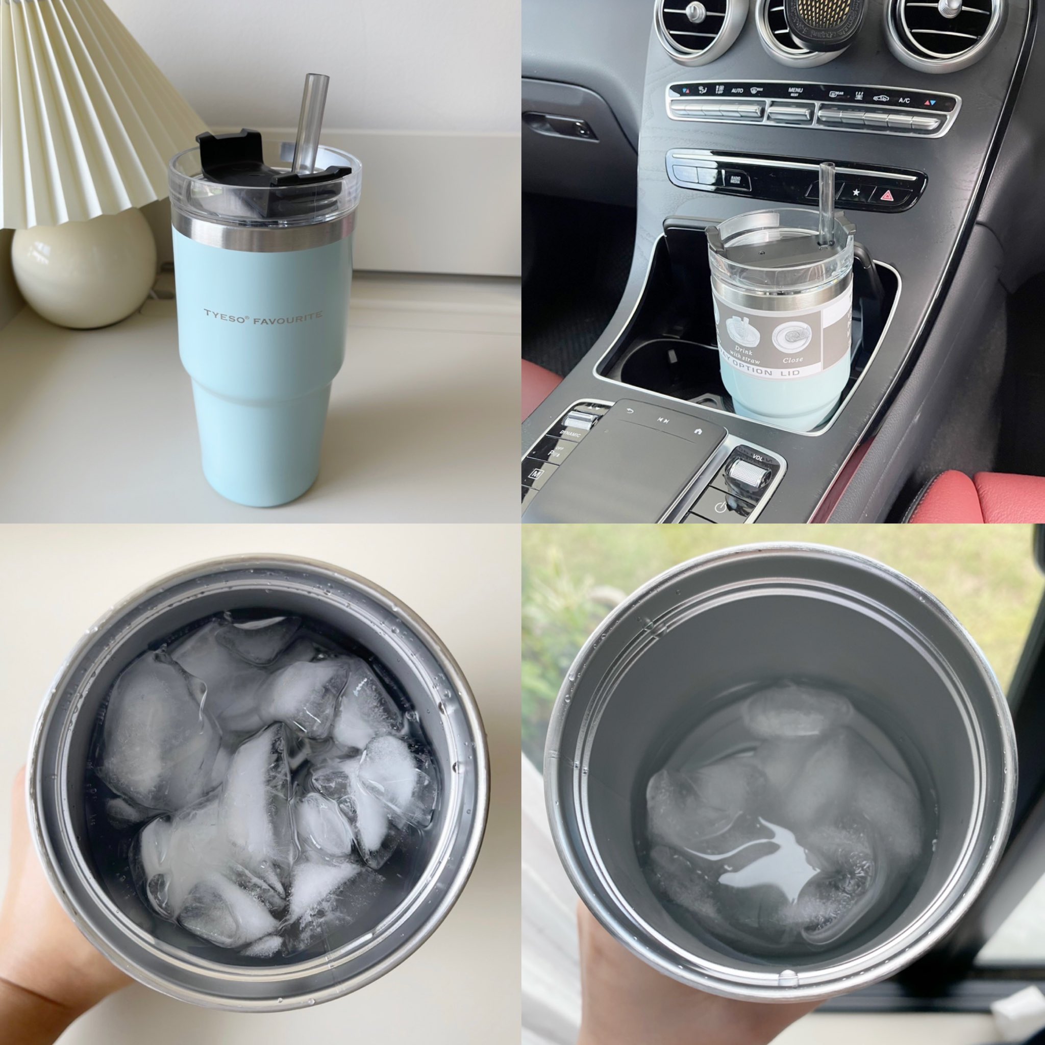 💌 VIVIENNE WONDER 🧸 on Twitter: "ซื้อตามรีวิวคนอื่นมานี่แหละ แก้วเก็บความเย็น Tyeso เห็นสีพาสเทล ...