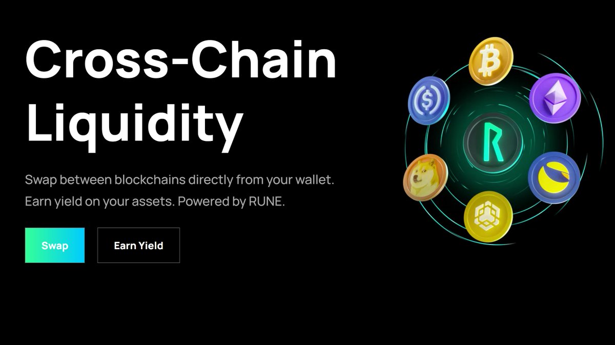 1/ Thorchain pioneered multichain future. Started at a Binance ...