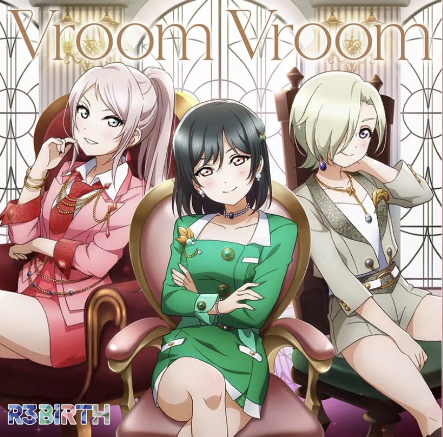 Love Live! 🌼 Idol Story 🎀 on Twitter: "The album art for R3BIRTH's 2nd Single, "Vroom Vroom ...