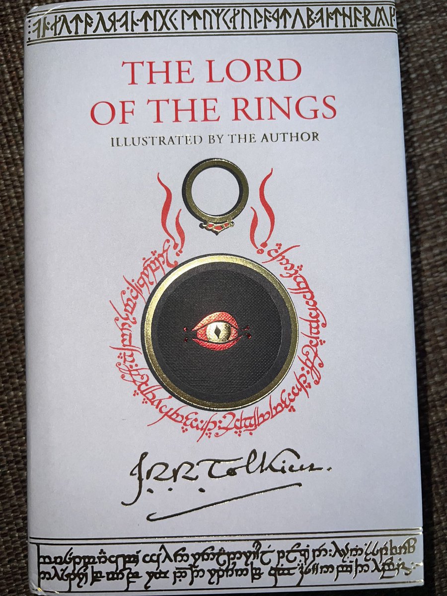 Got this deluxe edition illustrated by Tolkien. Really love it. Has the ...