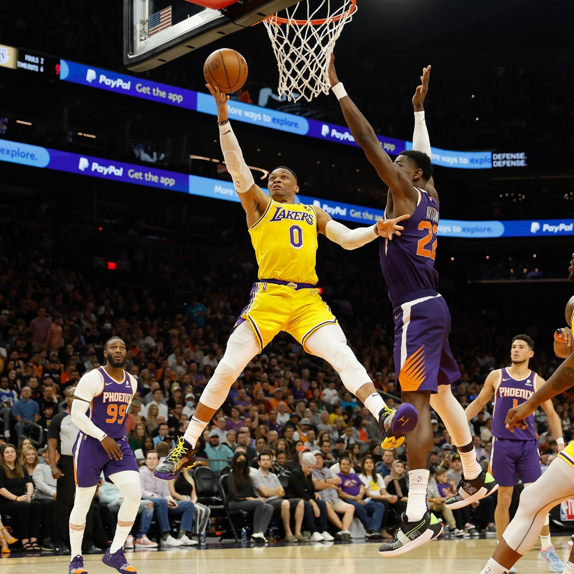 Russell Westbrook Dunk On Lebron James