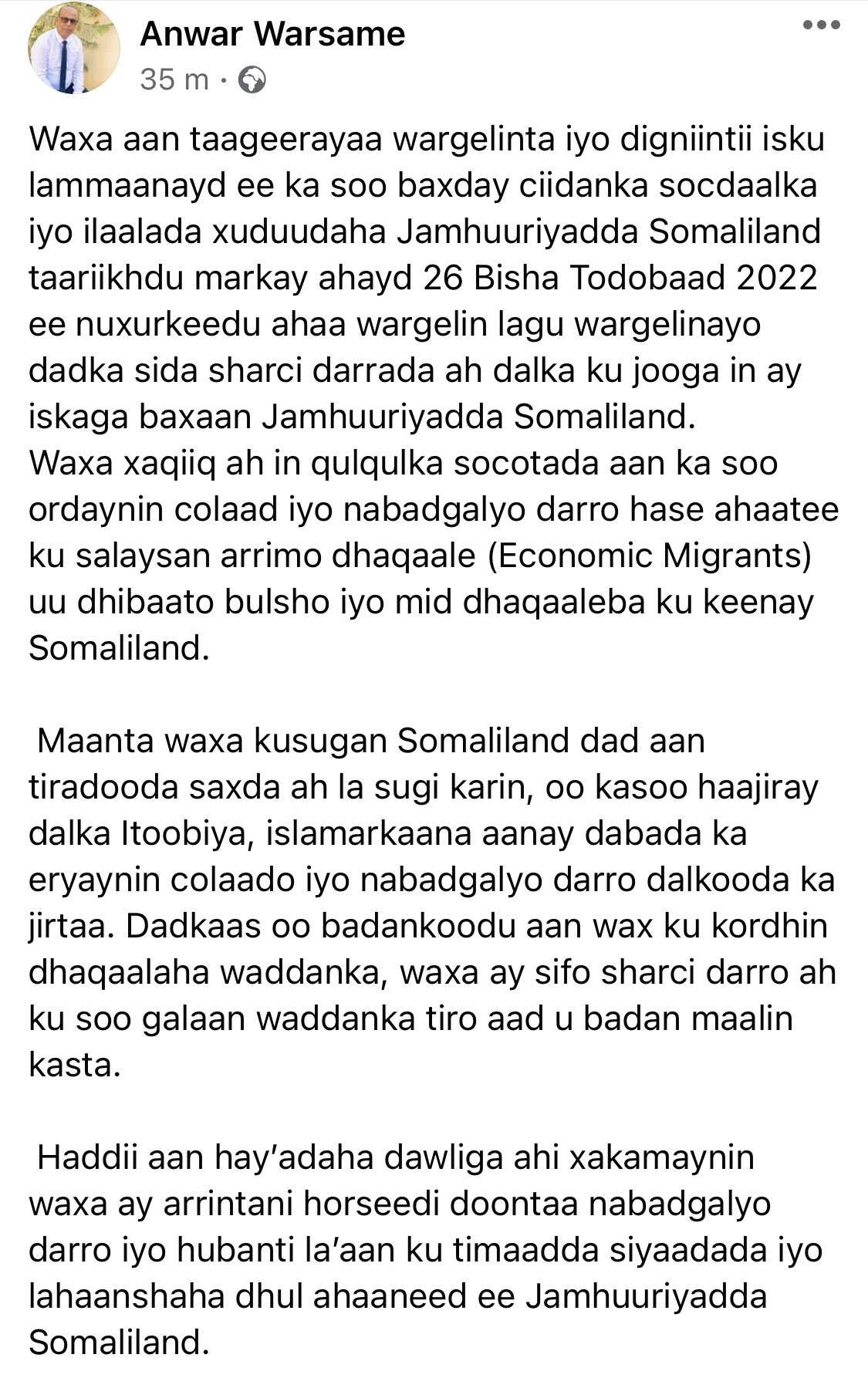 Somaliland Daily on Twitter: Somaliland Daily on Twitter: