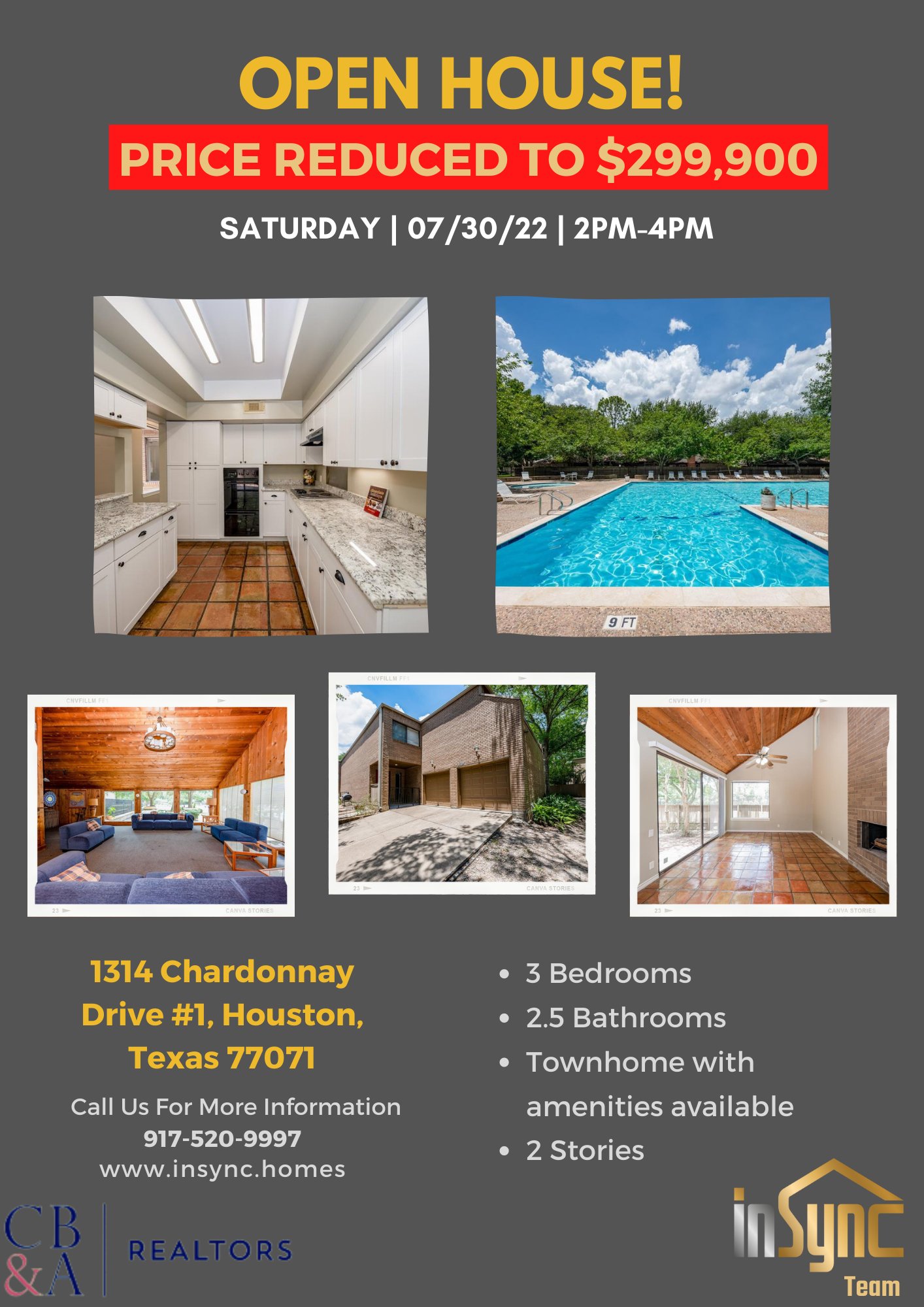 InSync Team on Twitter: "📣📣📣OPEN HOUSE on Saturday! Listing price just got reduced. See you ...