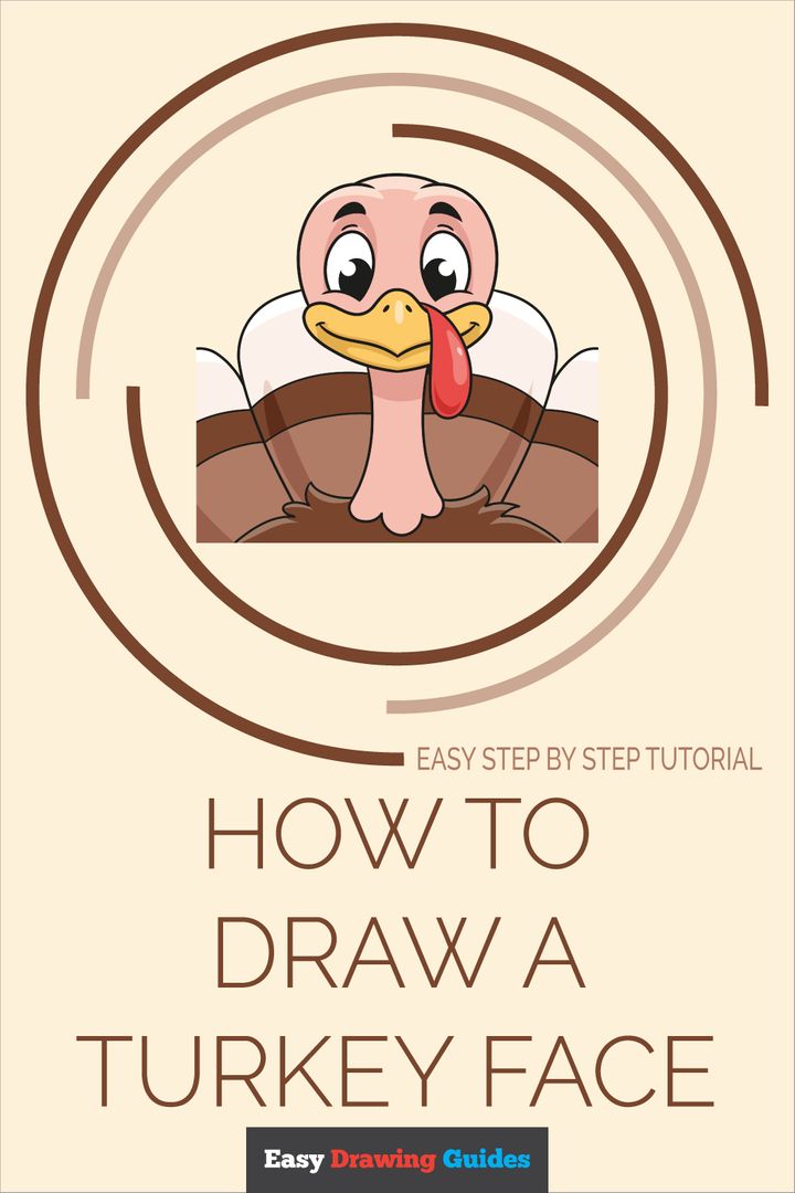 Turkey Face Drawing