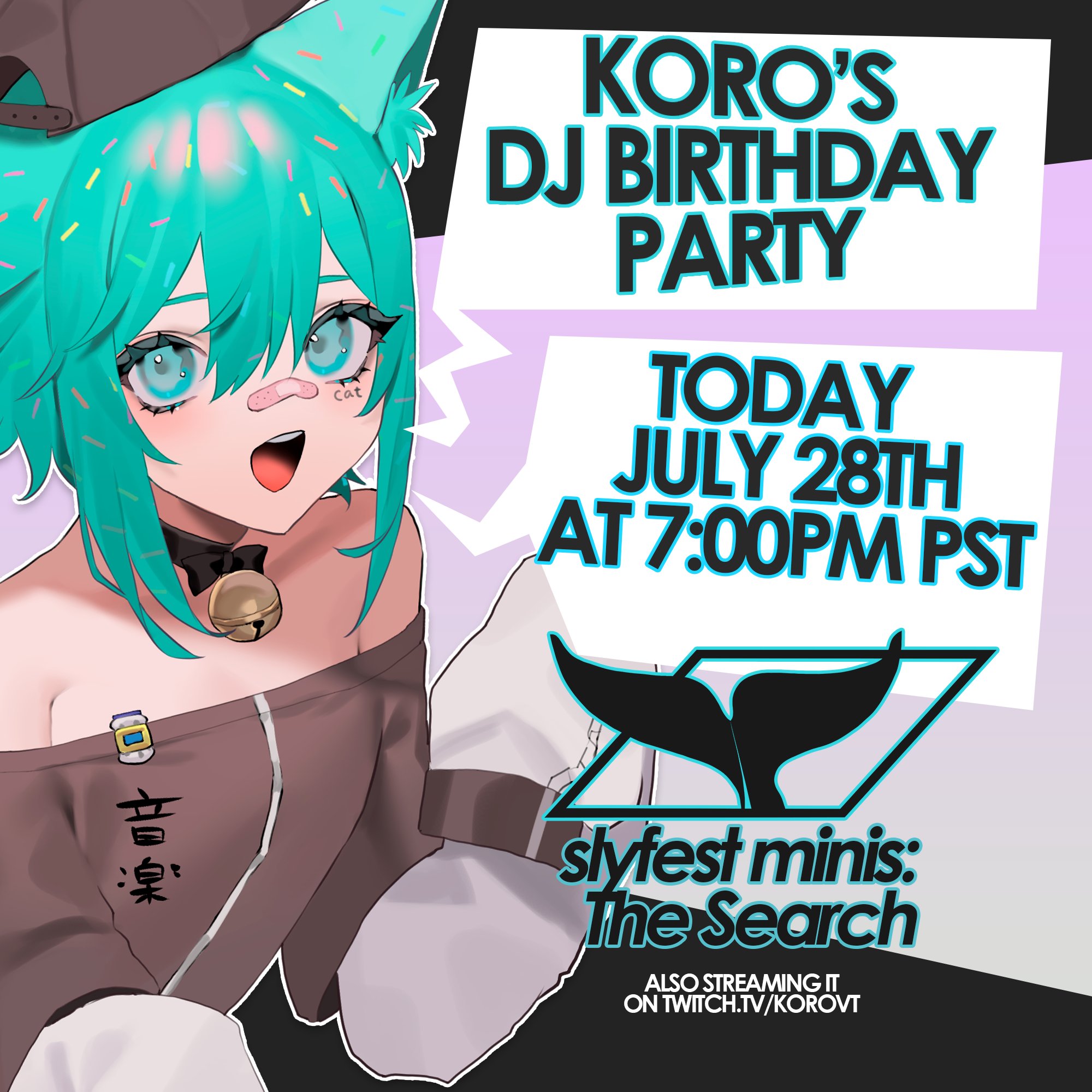 Koro コロ 🦊🎵 EDMDistrict VTuber on Twitter: "We having a nice Birthday Party today on VRCHAT right ...
