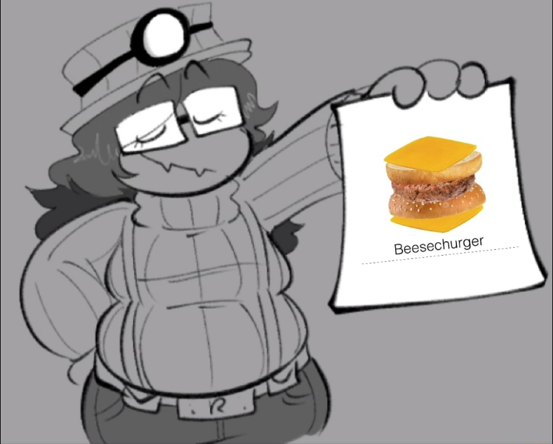 daily atsuover drawings on Twitter: "day 107 beesechurger."