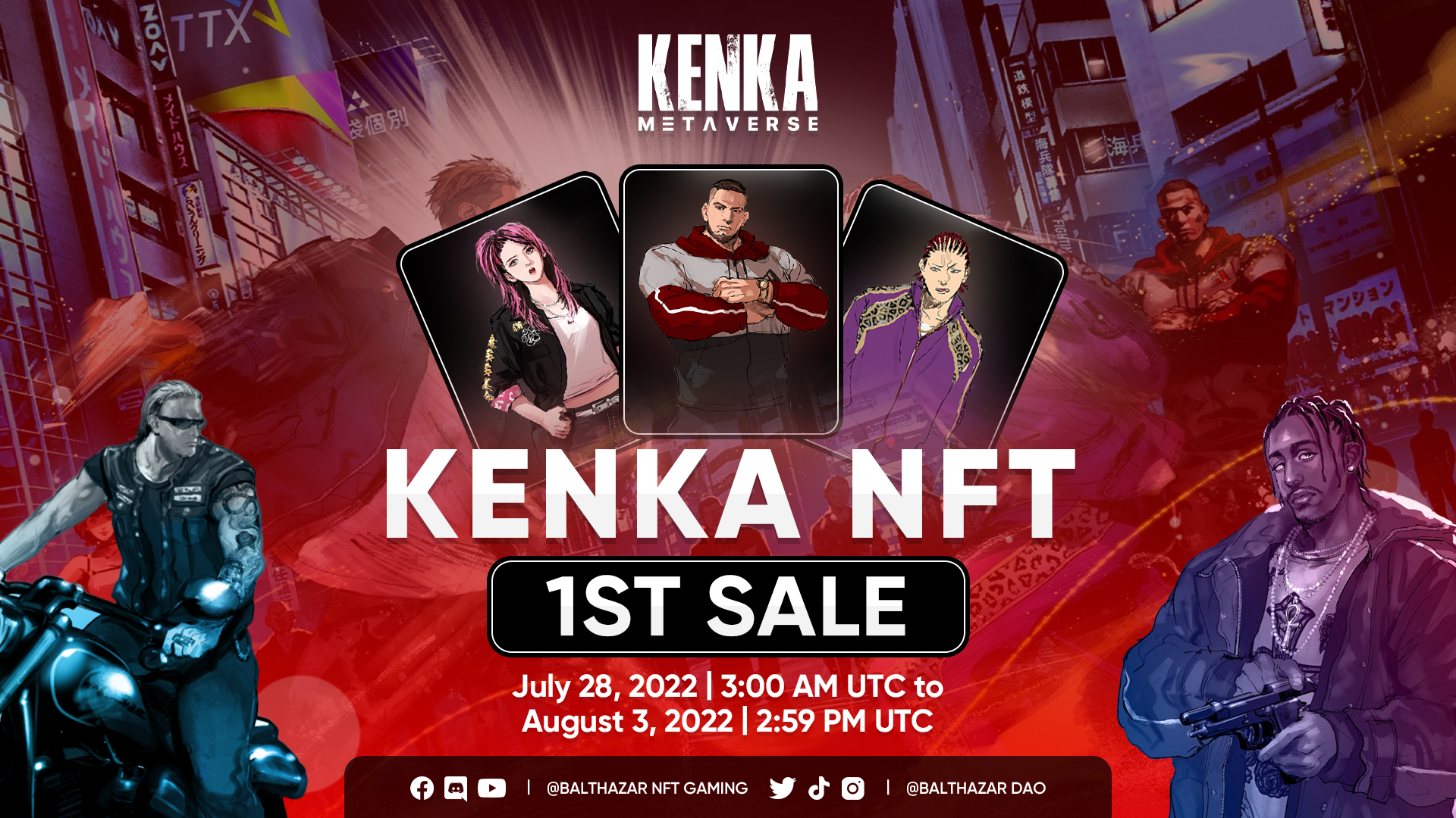 BalthazarDAO on Twitter: "🚨 PARTNER LAUNCH ALERT 🚨 @KenkadoMeta 1st NFT Sale is LIVE 🔥 Sale ...